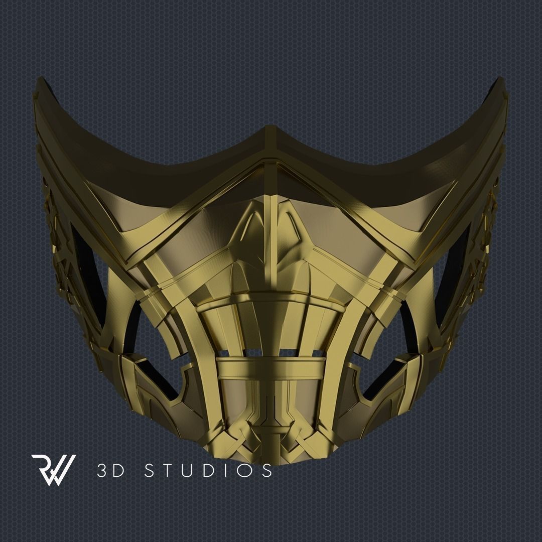 Scorpion New Mask - Mortal Kombat Movie 2021 - STL File 3D model 3D ...