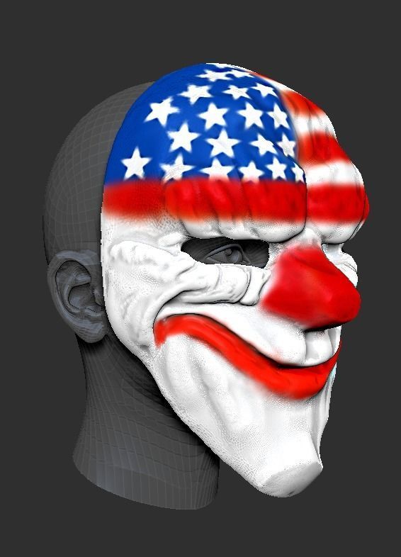 Dallas mask 3D print model free 3D model 3D printable | CGTrader