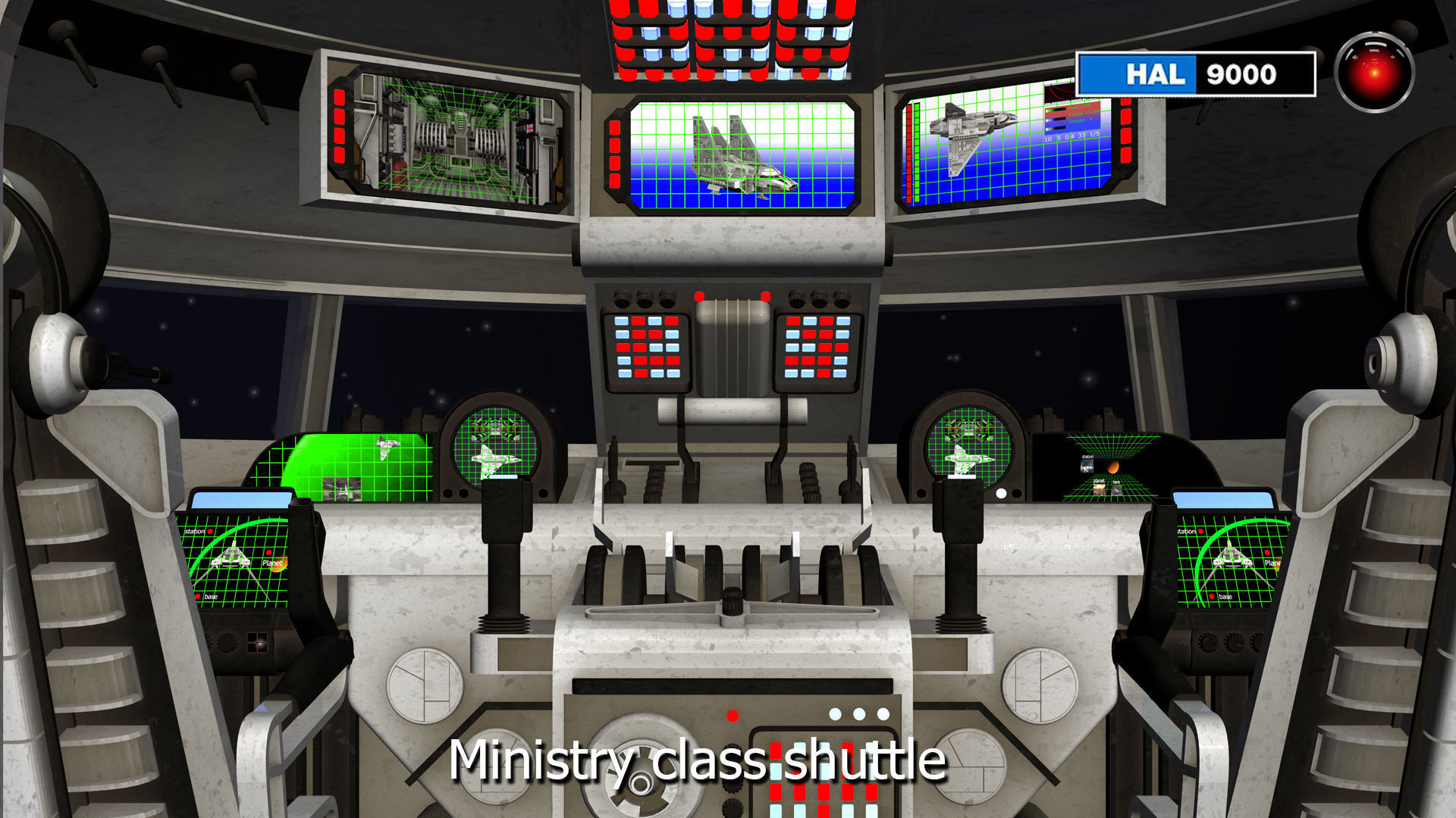 Ministry class shuttle wich interior 3D model animated | CGTrader