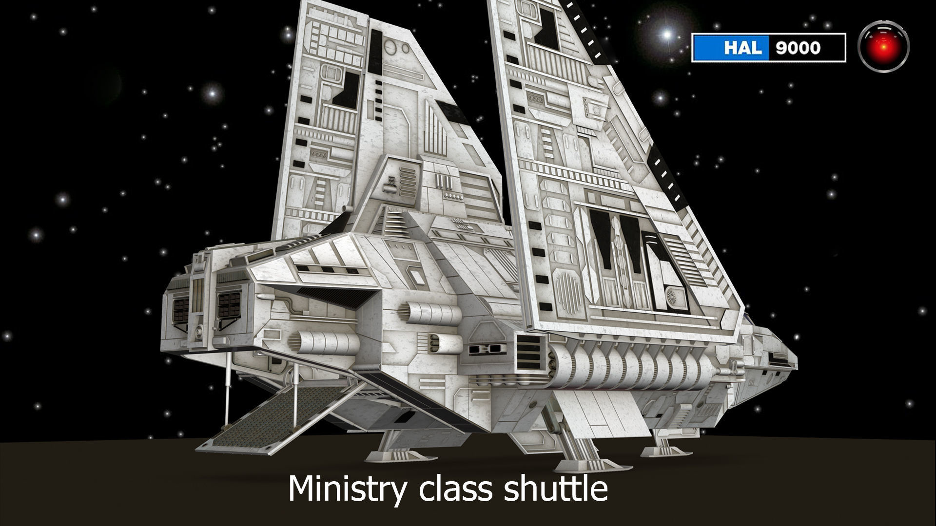 Ministry class shuttle wich interior 3D model animated | CGTrader