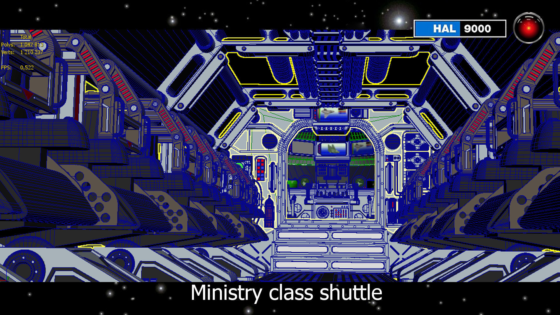Ministry class shuttle wich interior 3D model animated | CGTrader