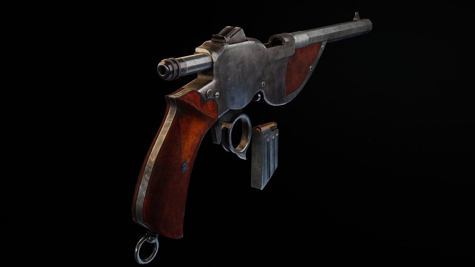 3D model Bittner M1896 2 versions VR / AR / low-poly | CGTrader