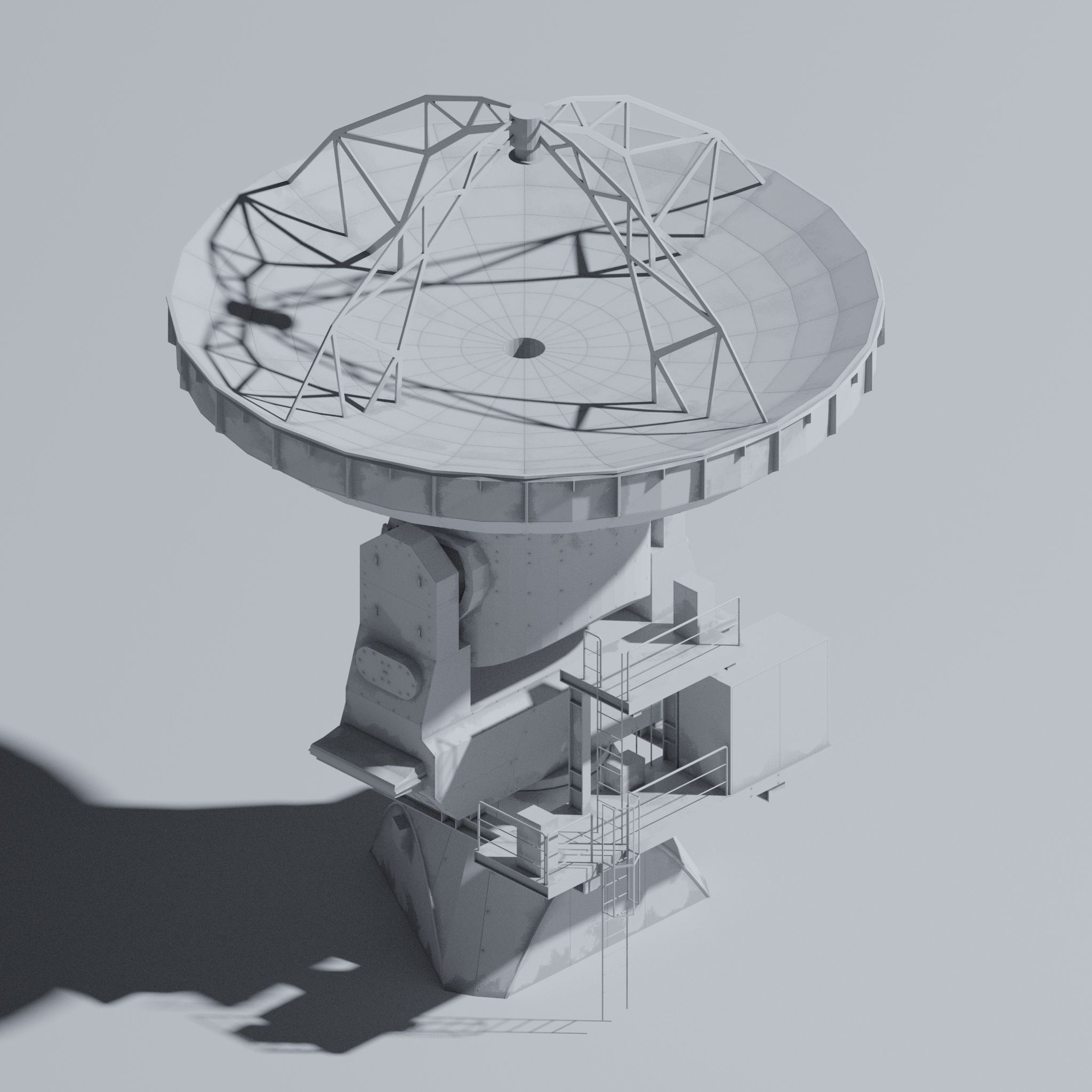 Atacama Large Millimeter Array Dish - ALMA 3D model | CGTrader