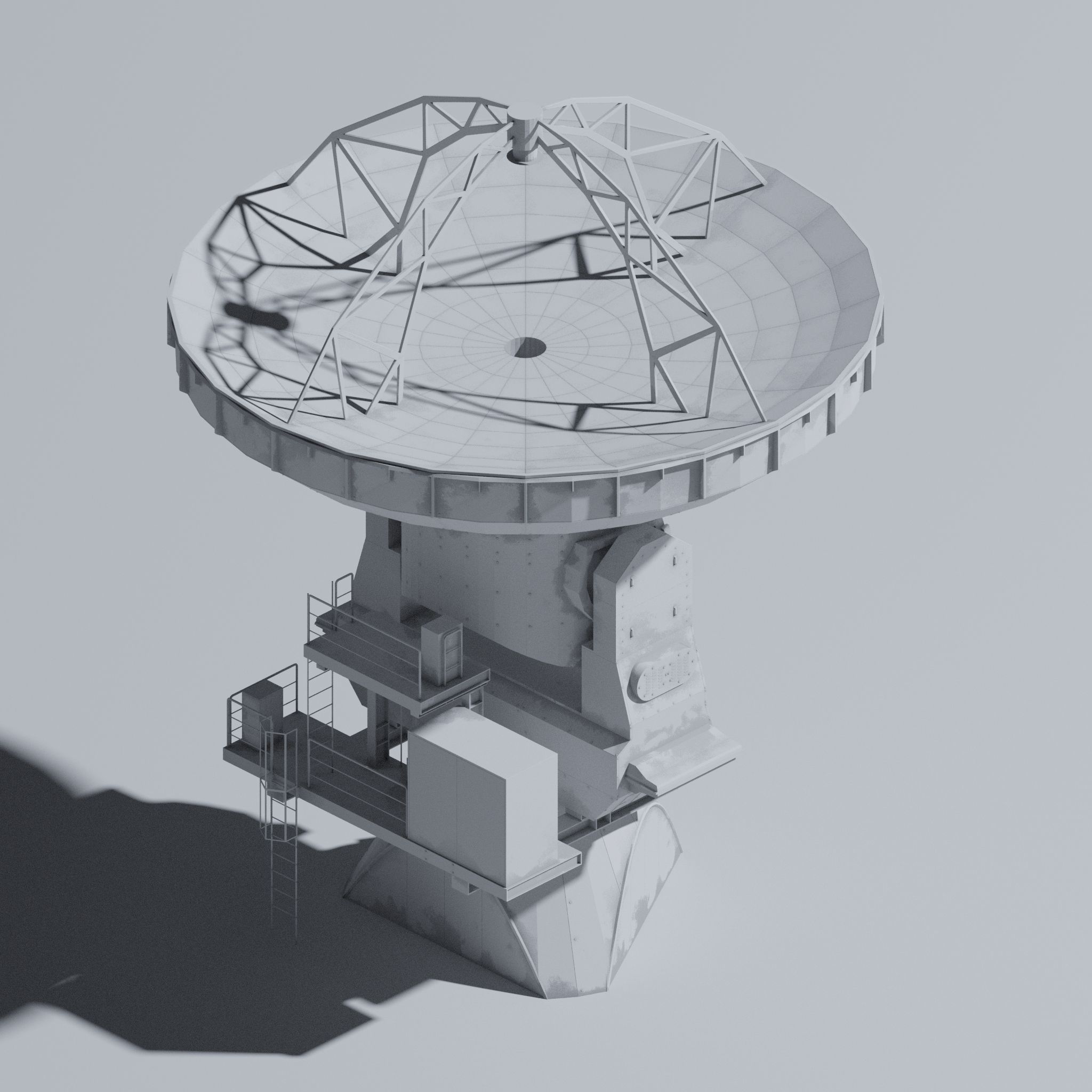 Atacama Large Millimeter Array Dish - ALMA 3D model | CGTrader