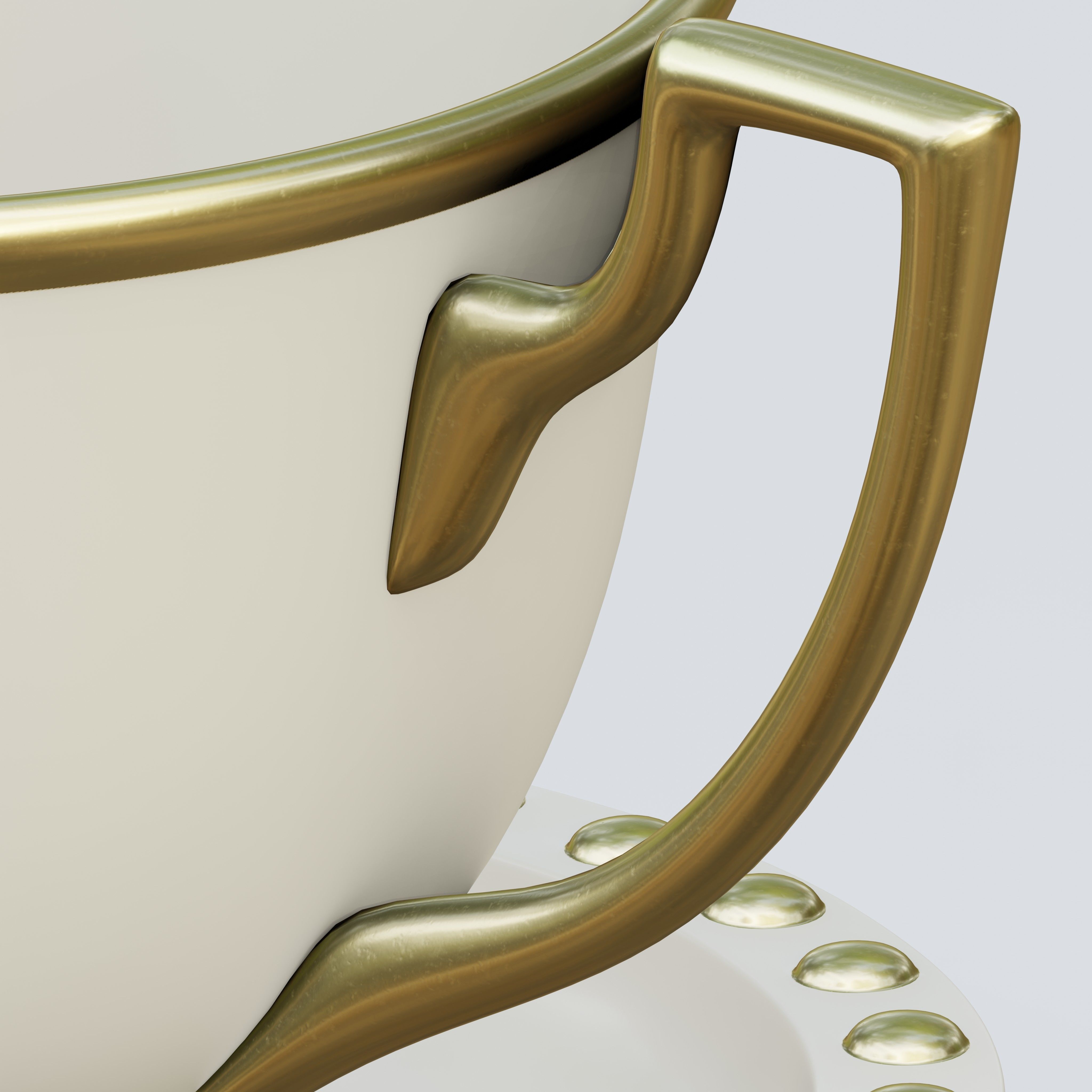 Spotted tea cup 3D model | CGTrader