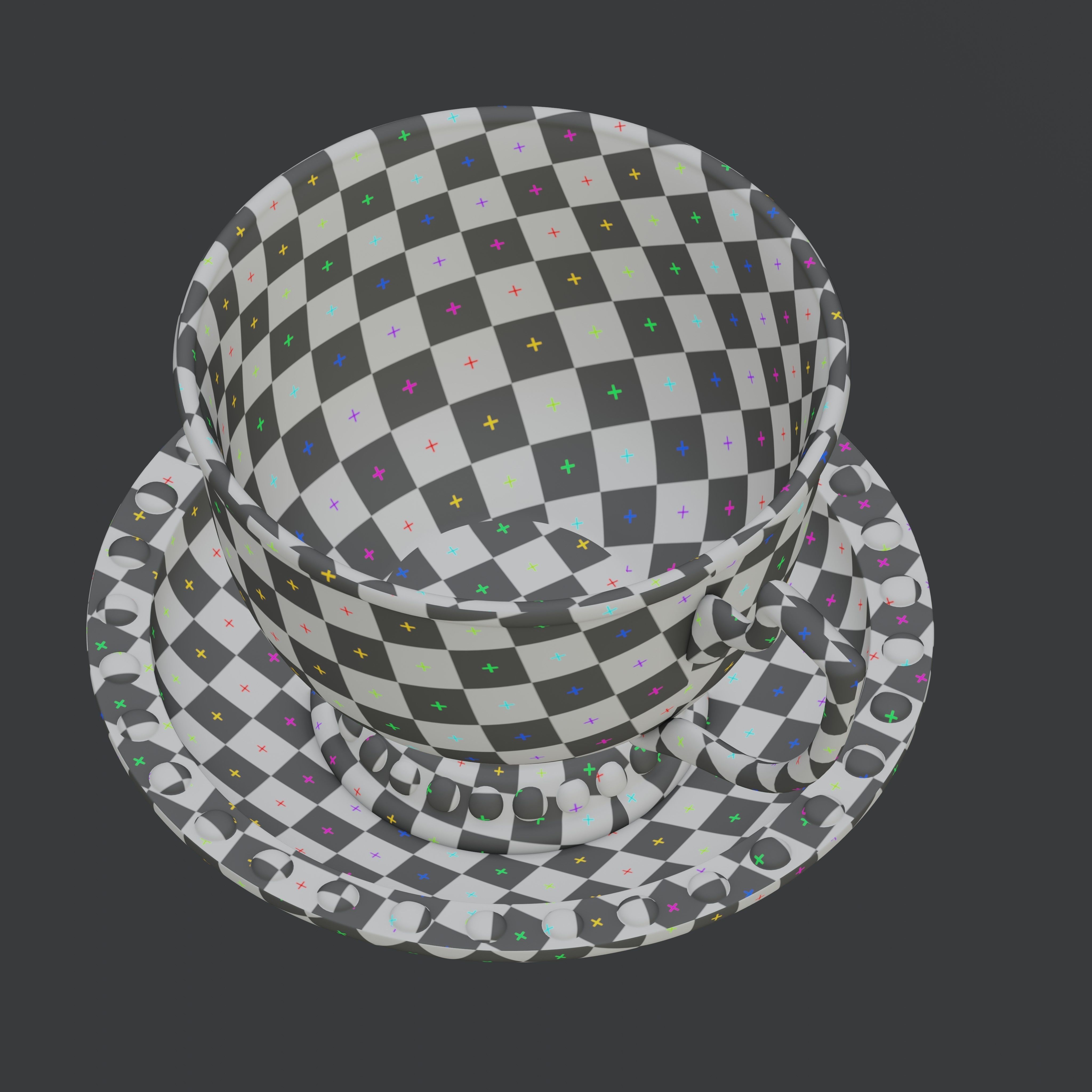 Spotted tea cup 3D model | CGTrader
