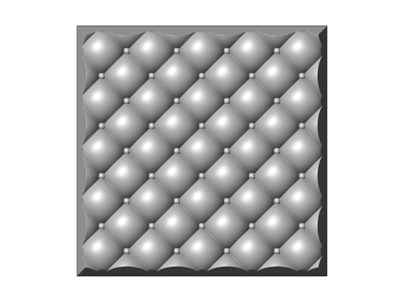 Leather furniture capitone pattern 3d relief panel 3D model 3D ...