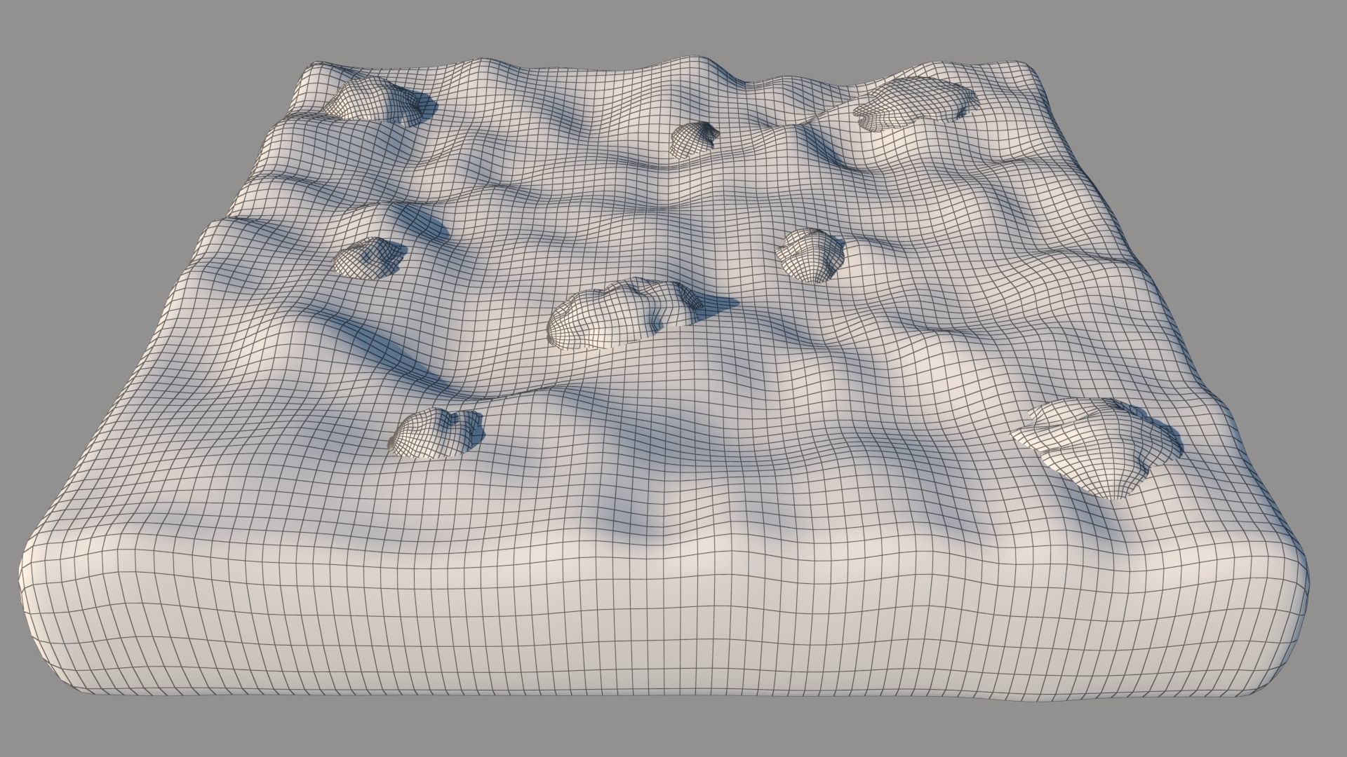 3D model 2D Rocky Ground Cel Shaded VR / AR / low-poly | CGTrader