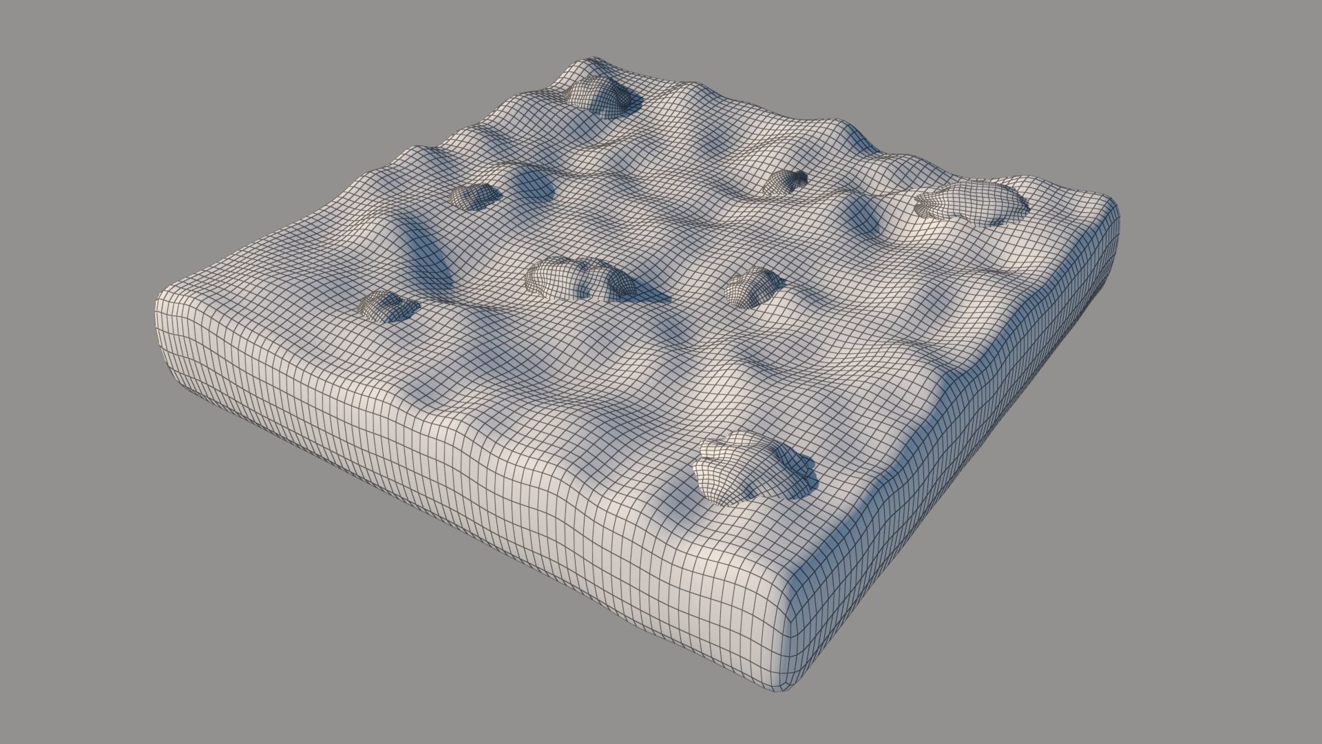3D model 2D Rocky Ground Cel Shaded VR / AR / low-poly | CGTrader