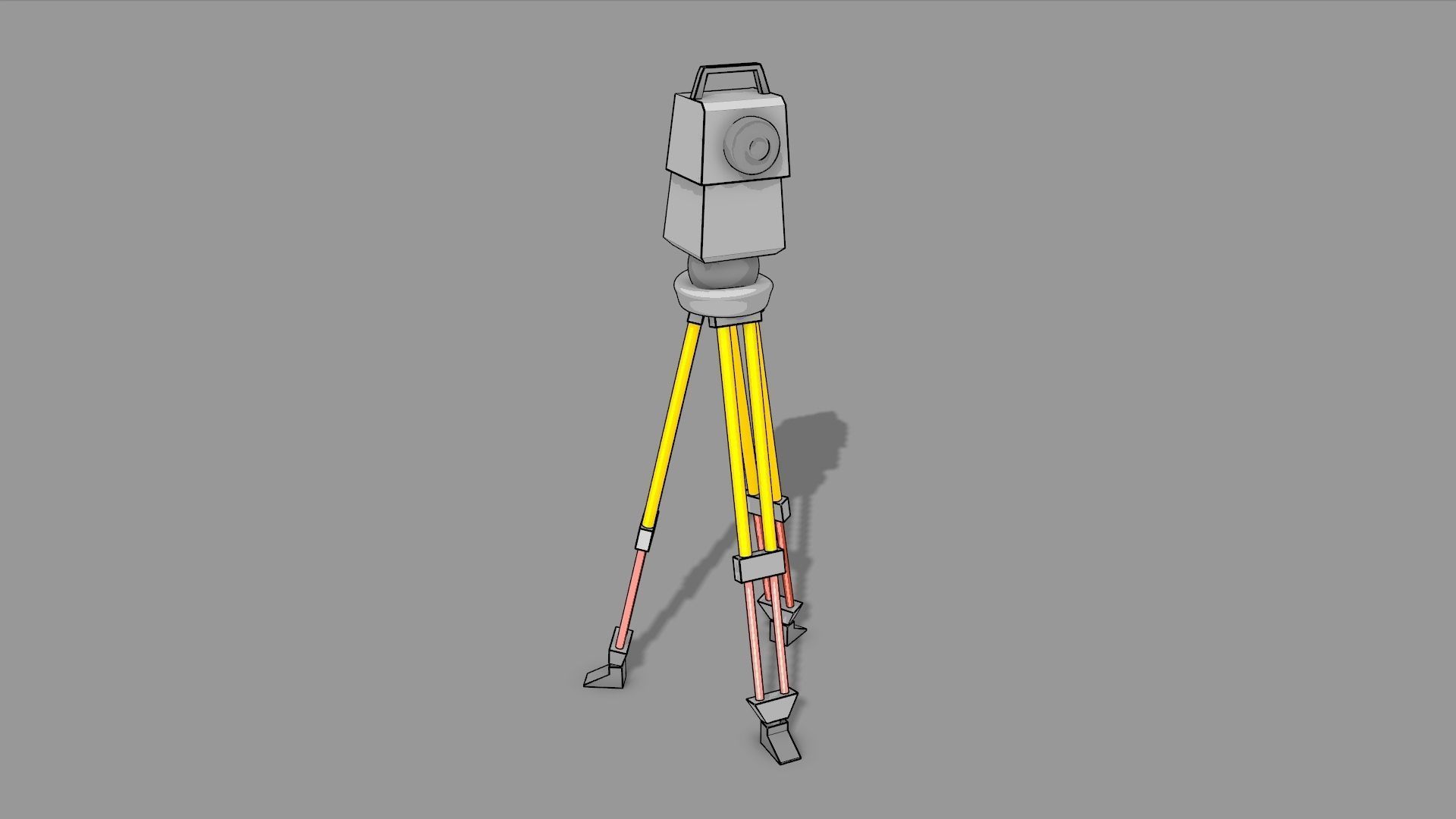 3D model 2D Line and Level device VR / AR / low-poly | CGTrader