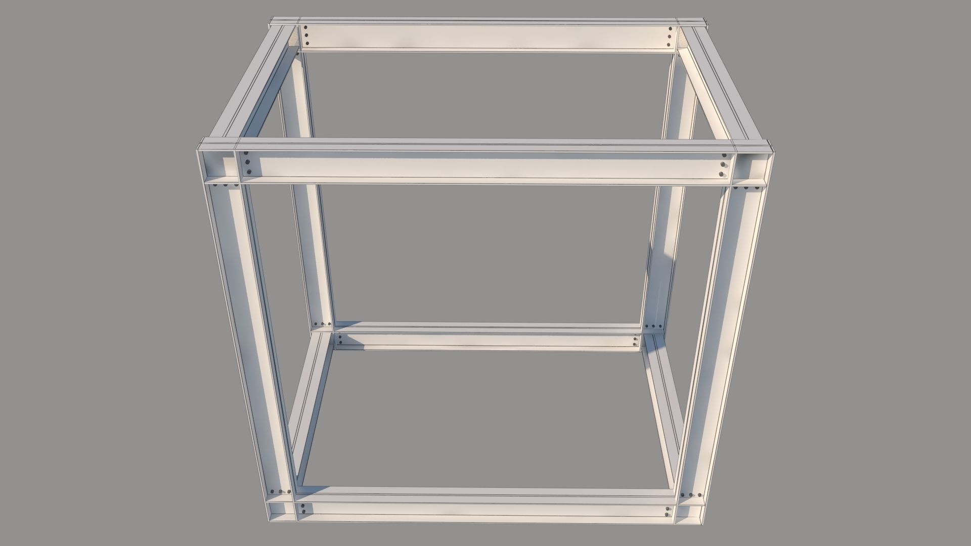 3D model 2D Steel Frame VR / AR / low-poly | CGTrader
