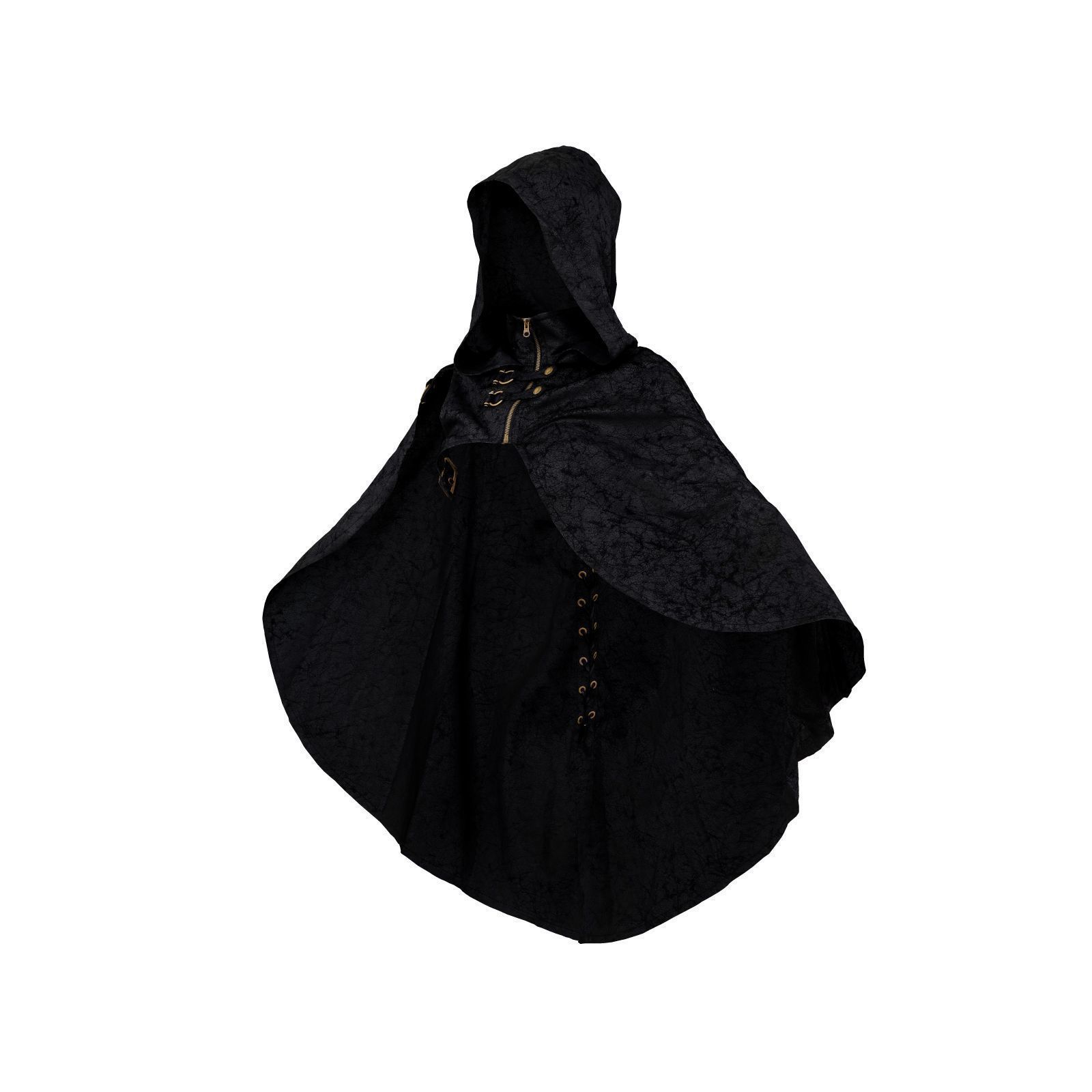 Cracked Leather Riding Cape 3D model | CGTrader