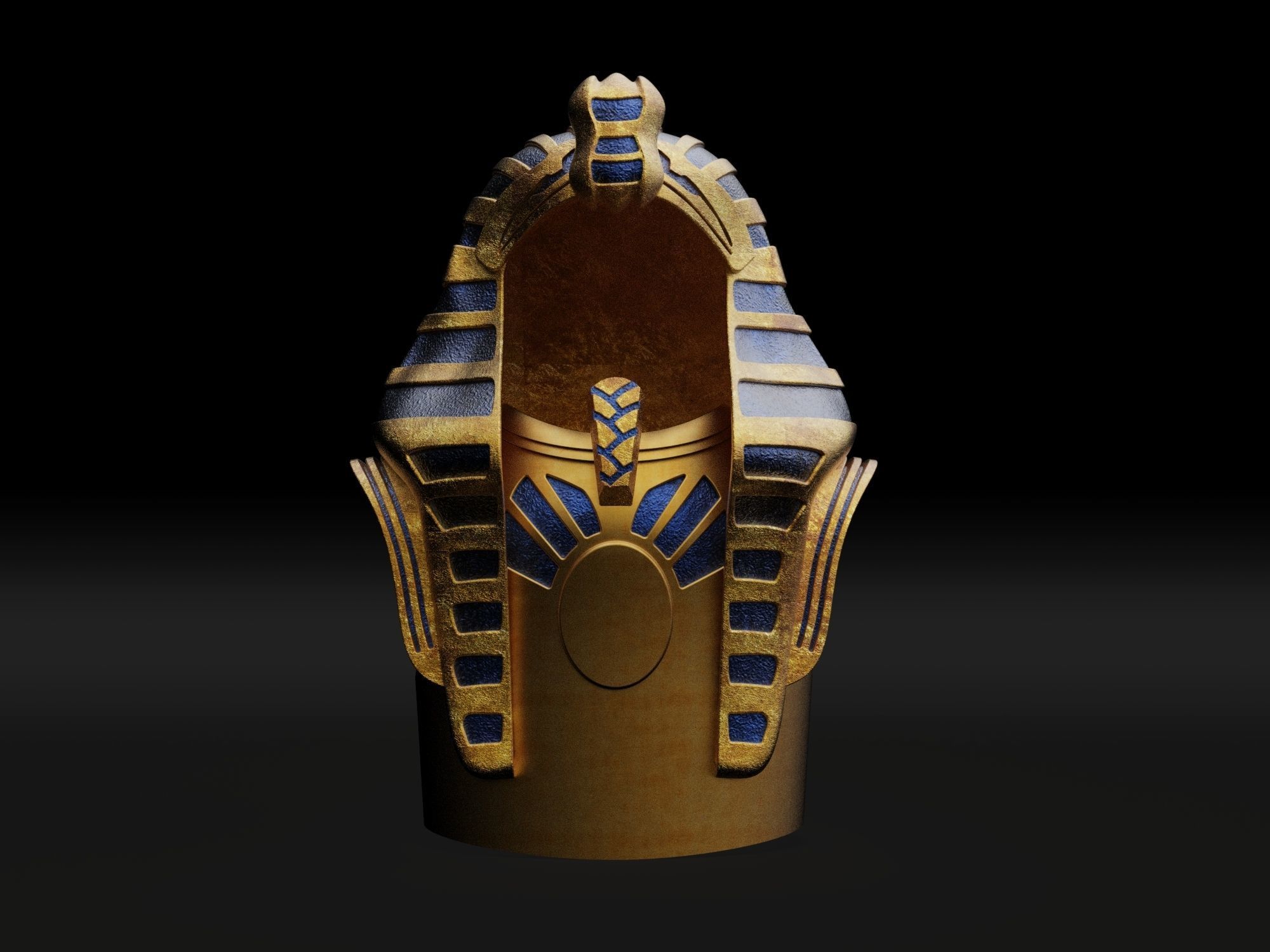 Egyptian pharaoh crown 3D model | CGTrader