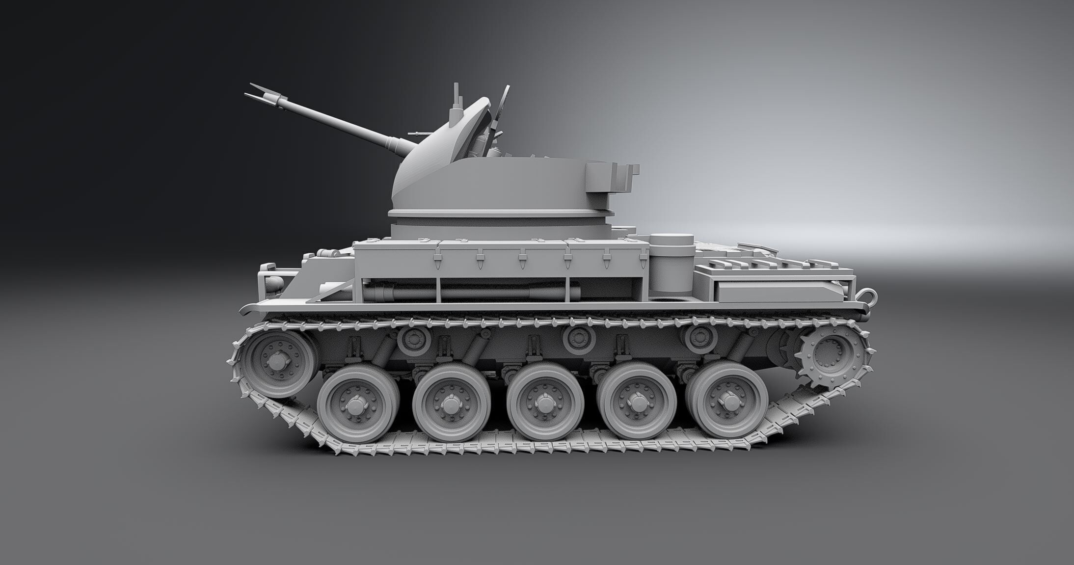 M42 Duster Scale model 3D model 3D printable | CGTrader