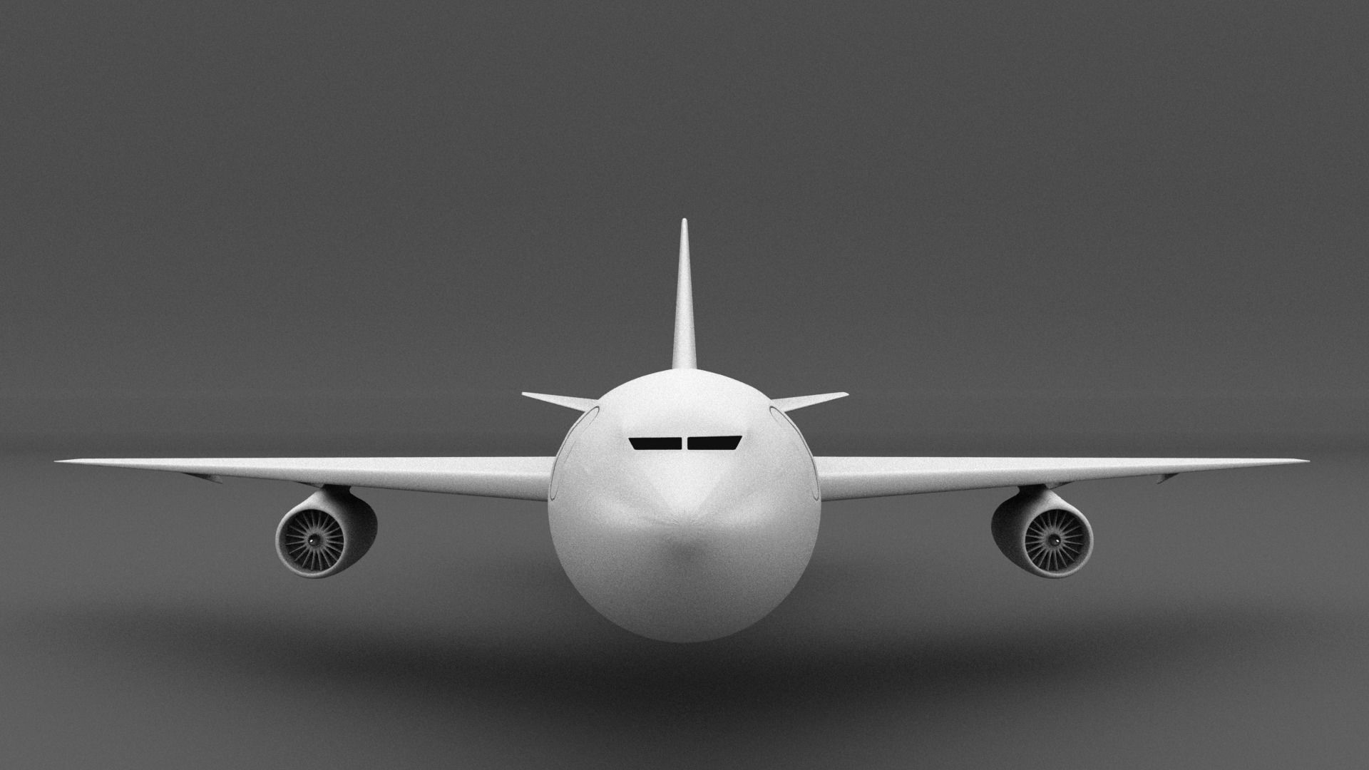 Airlane airplane flying in sky 3D model | CGTrader