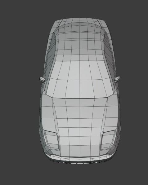 3D model Fiat Coupe low poly 3D model VR / AR / low-poly | CGTrader