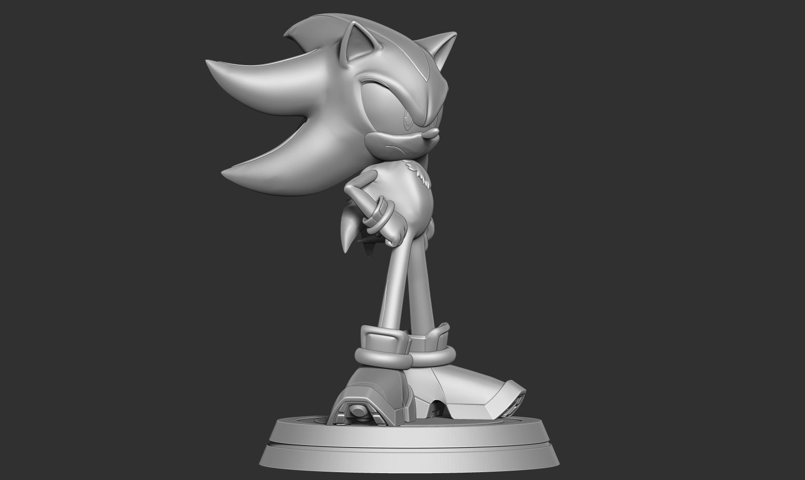 Shadow the Hedgehog 3D model 3D printable | CGTrader