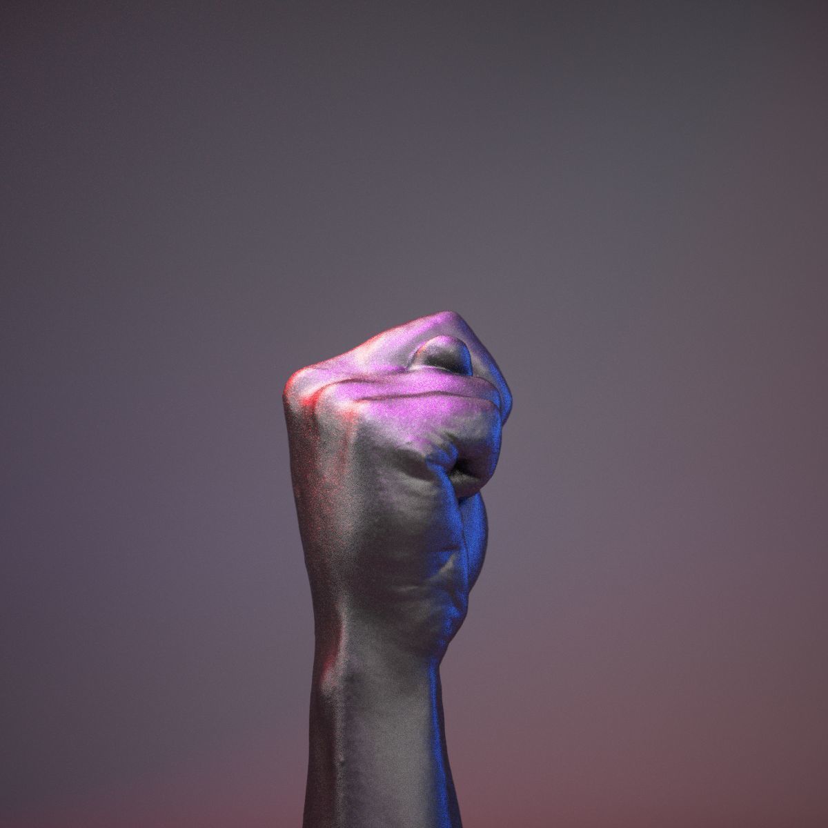 3D model Finger Alphabet N VR / AR / low-poly | CGTrader