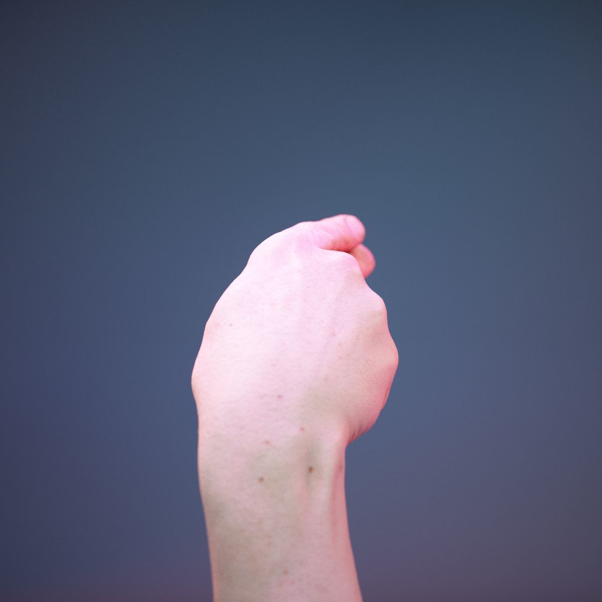 3D model Finger Alphabet H VR / AR / low-poly | CGTrader