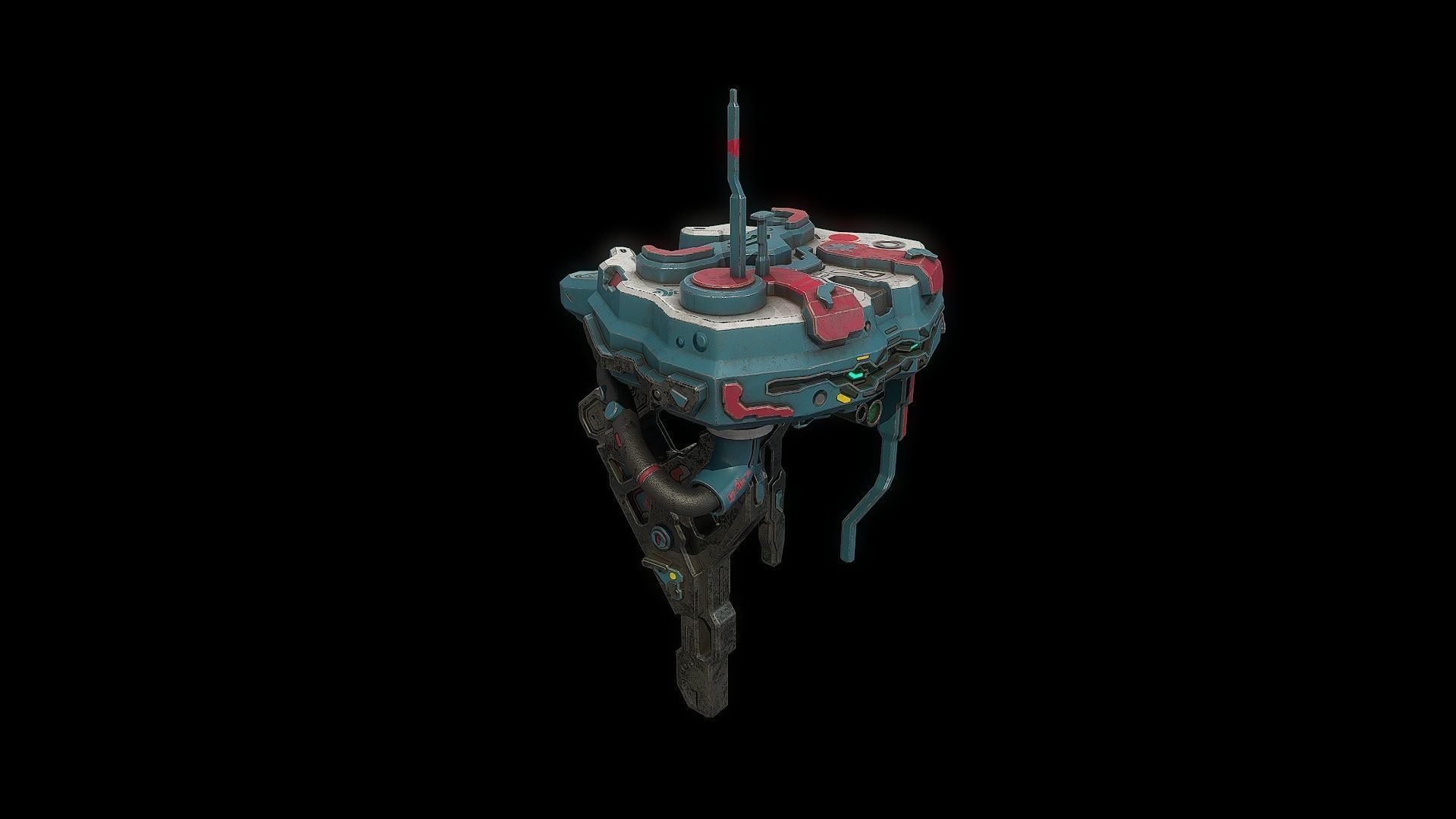 3D model Sci fi alien drone VR / AR / low-poly | CGTrader