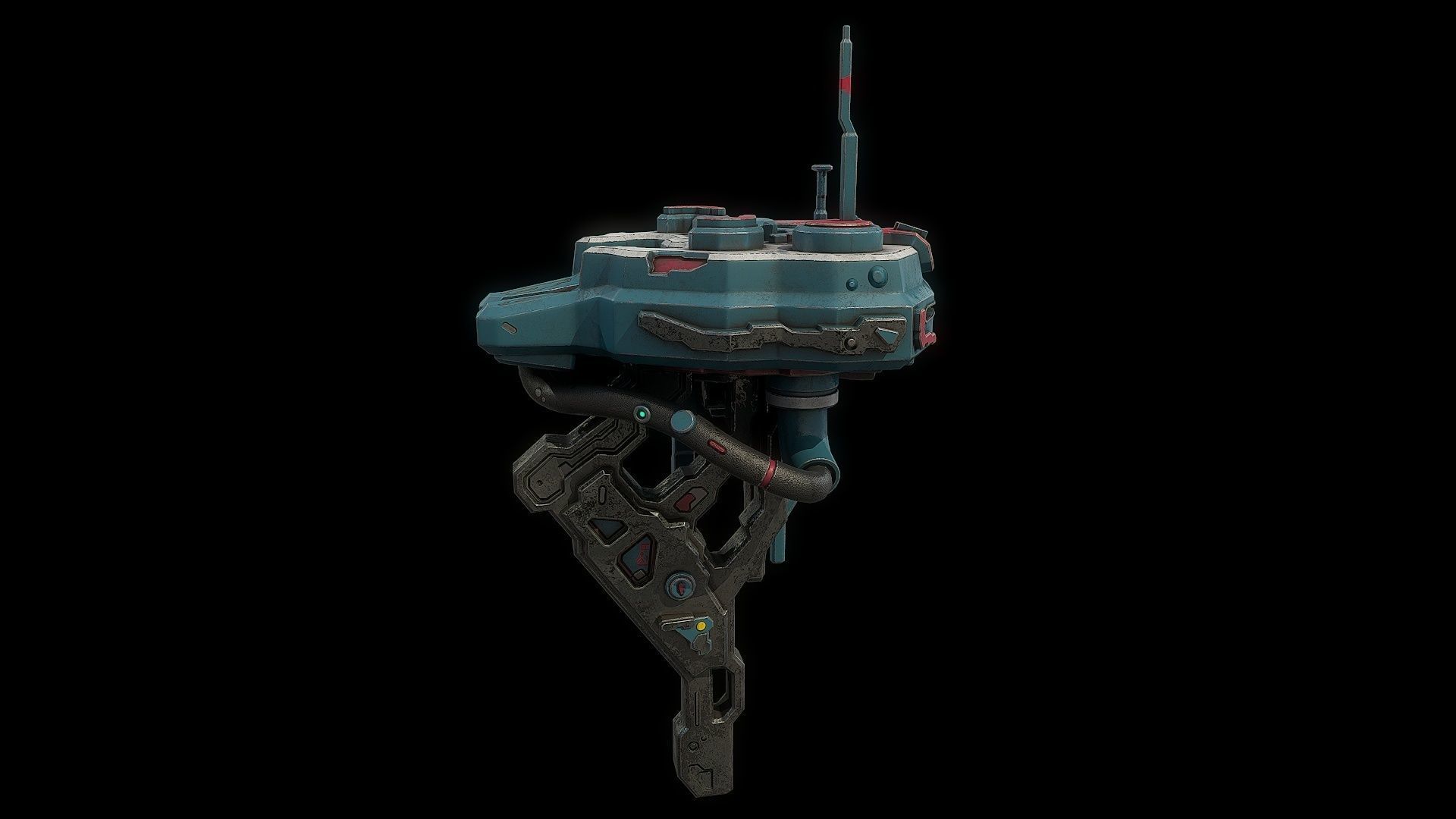 3D model Sci fi alien drone VR / AR / low-poly | CGTrader