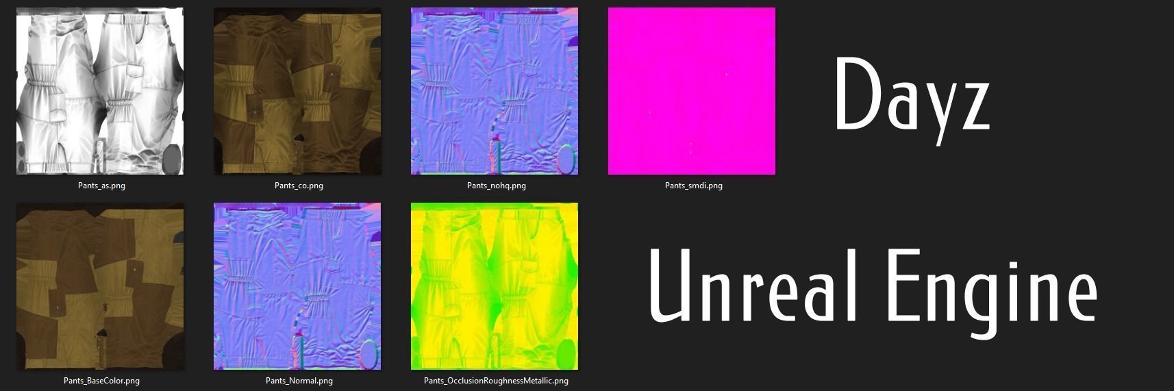 3D model Pants-workwear VR / AR / low-poly | CGTrader