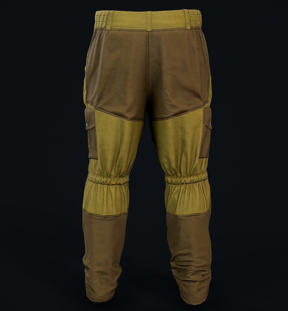 3D model Pants-workwear VR / AR / low-poly | CGTrader