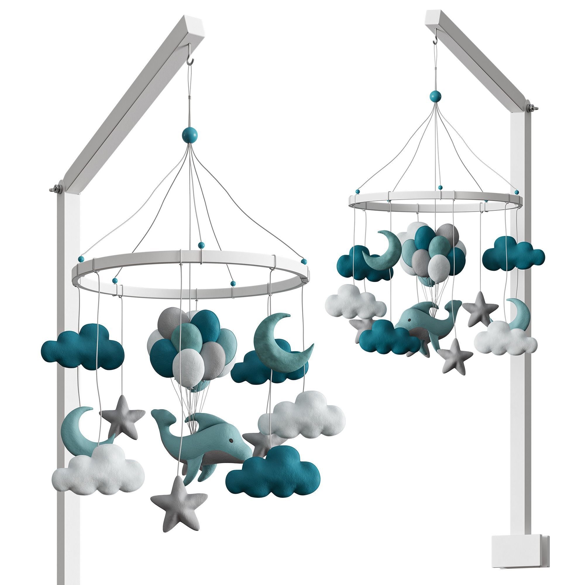 Baby mobile -4 3D model | CGTrader