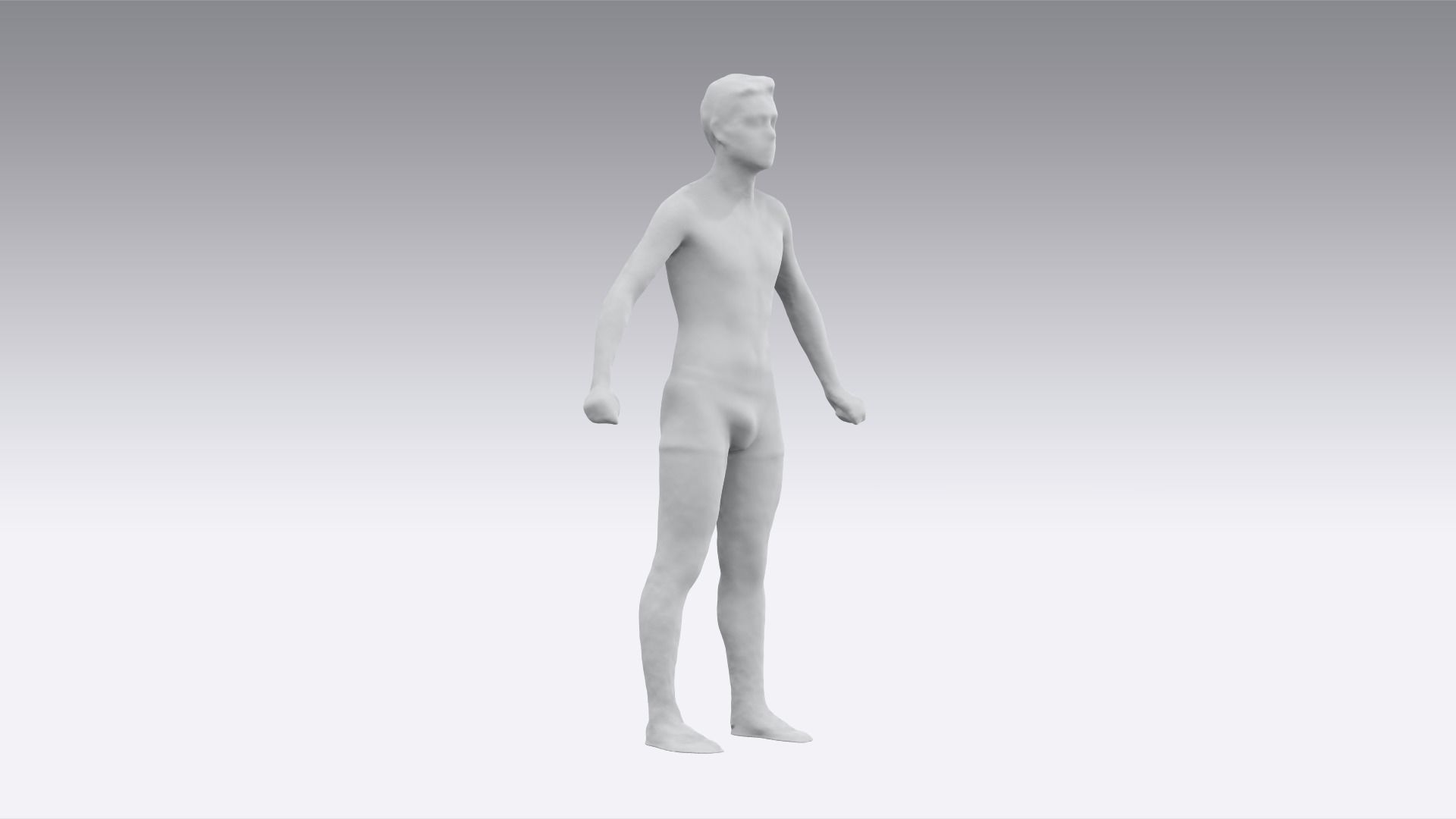 Real Body Scan Male 3D model | CGTrader