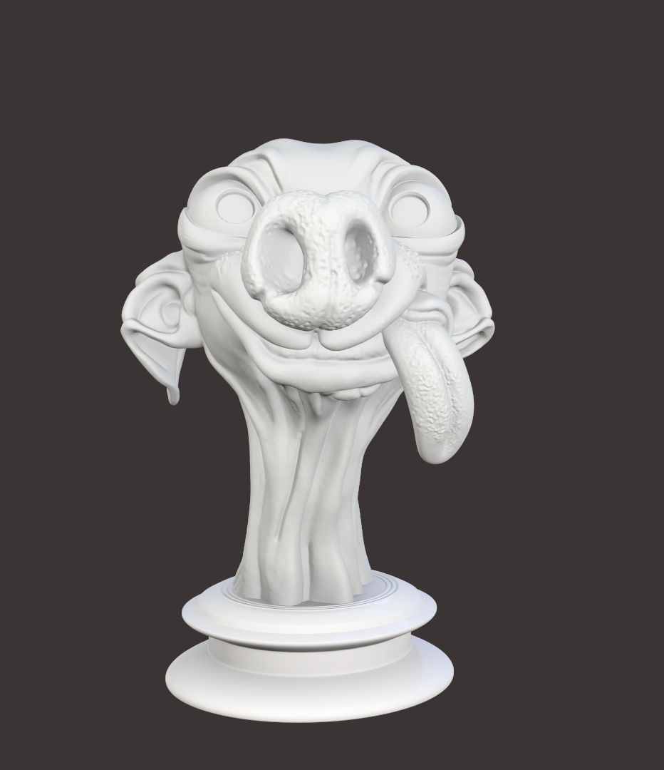 Doggy sculpture for 3d printing 3D model 3D printable | CGTrader