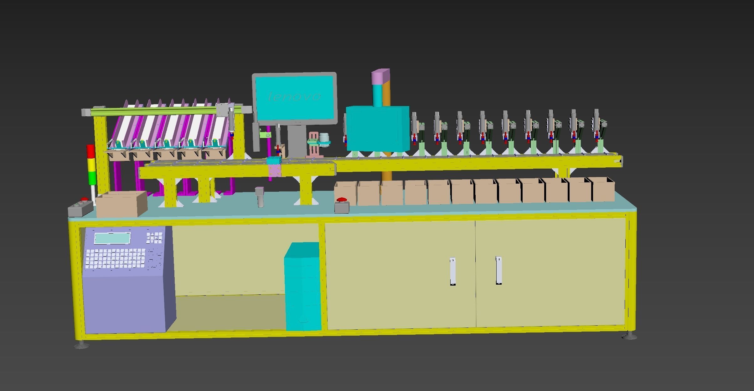 Sorting machine 3D model | CGTrader