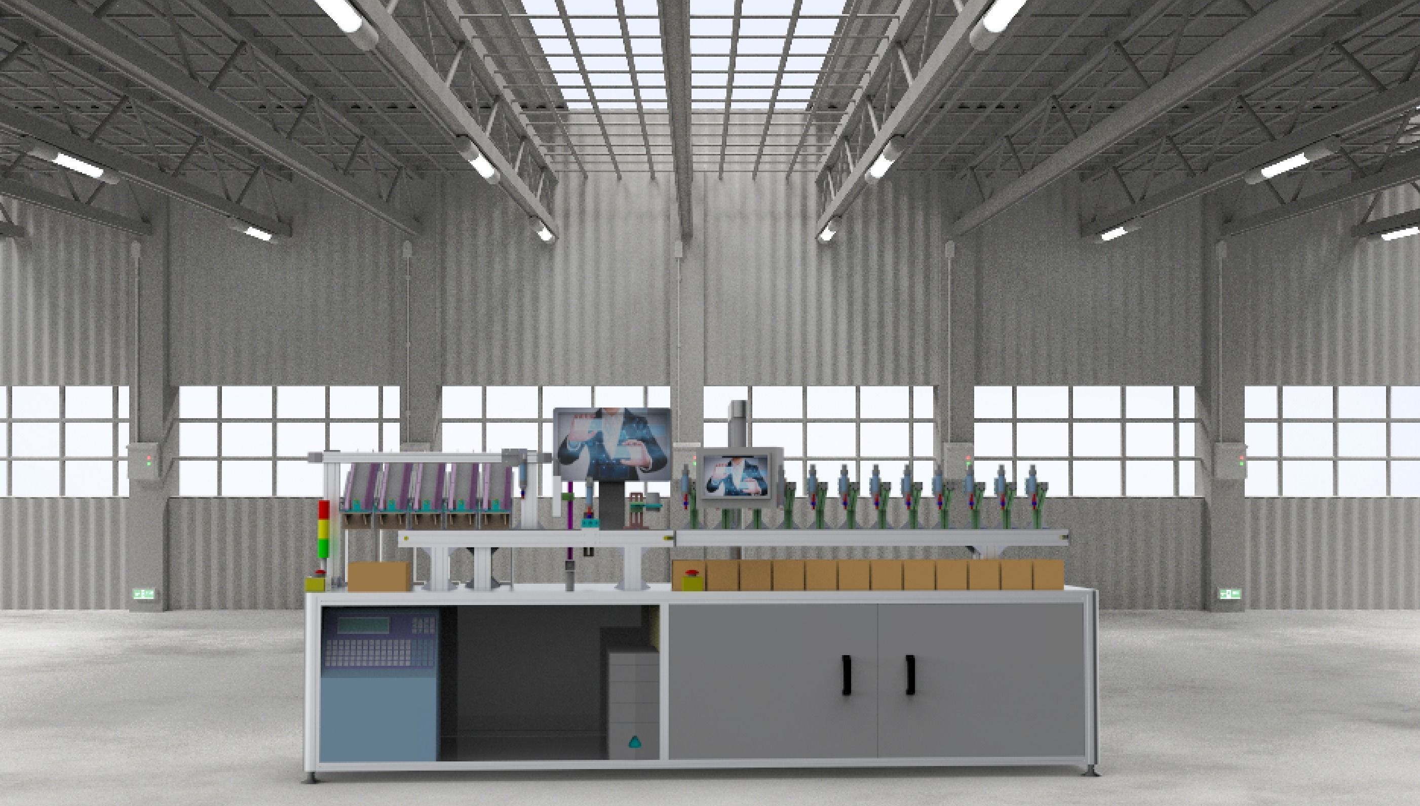 Sorting machine 3D model | CGTrader