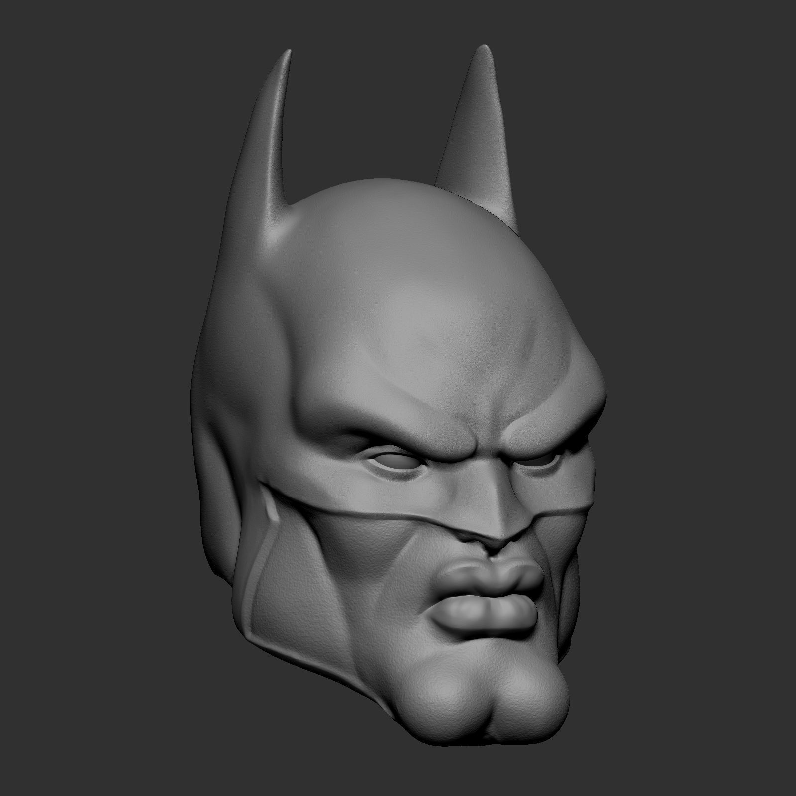 Batmetal - head 3D model 3D printable | CGTrader
