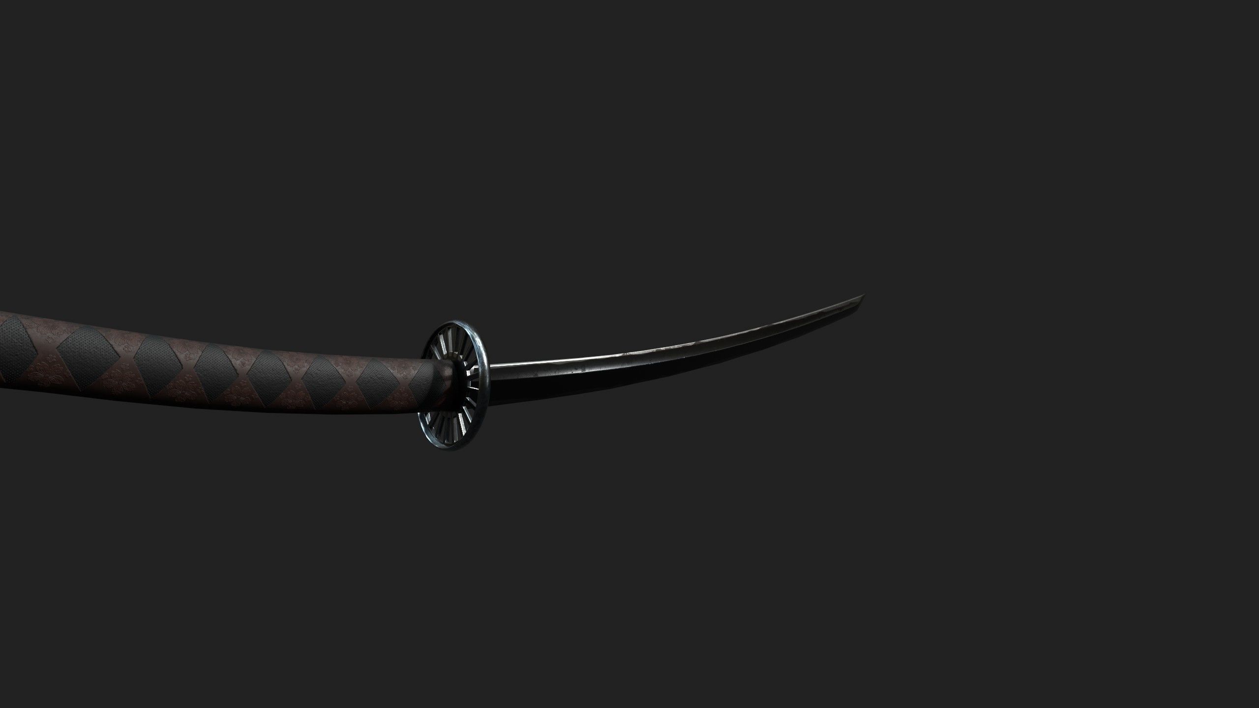 3D model Japanese Tachi Sword VR / AR / low-poly | CGTrader