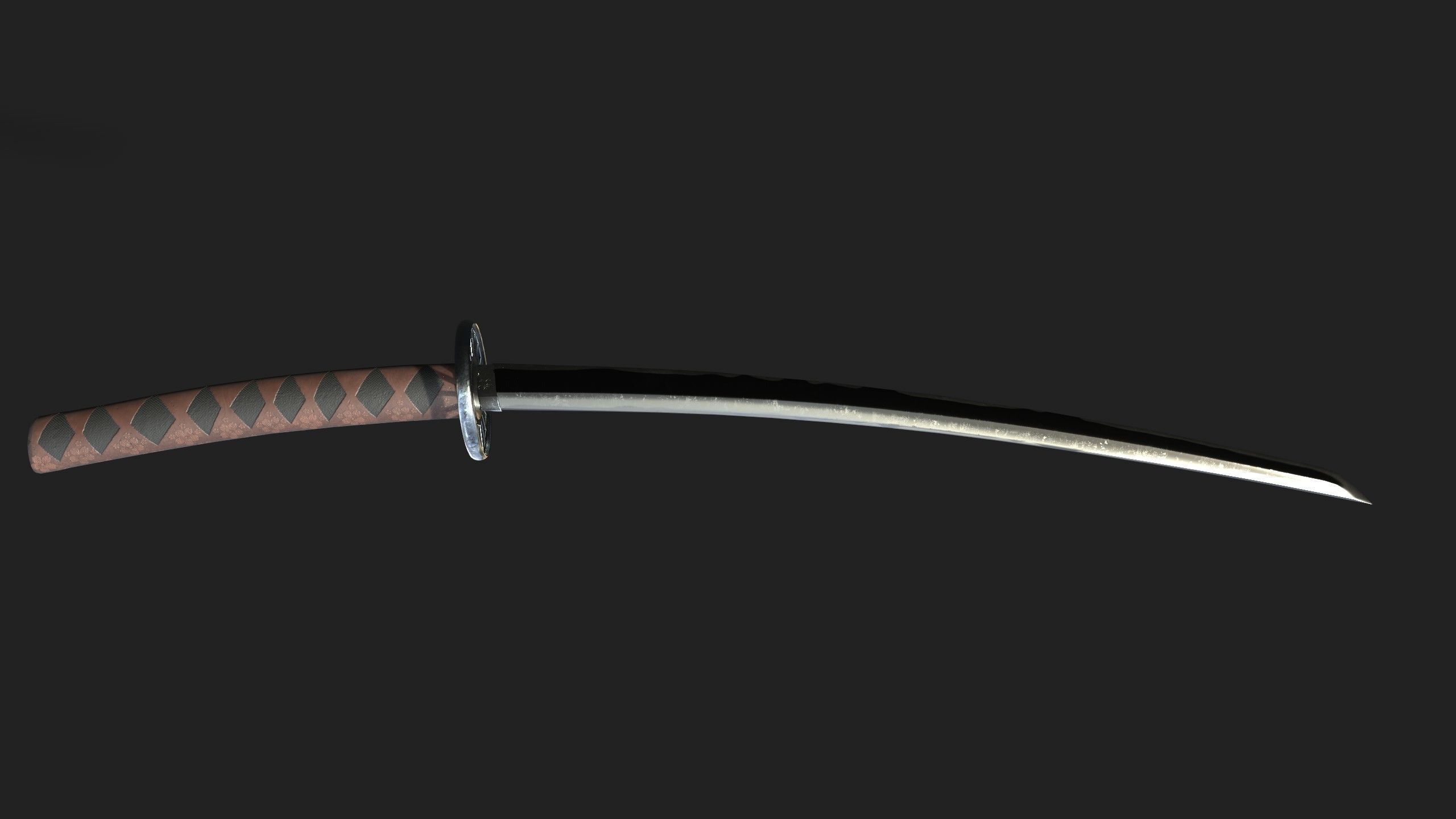 3D model Japanese Tachi Sword VR / AR / low-poly | CGTrader