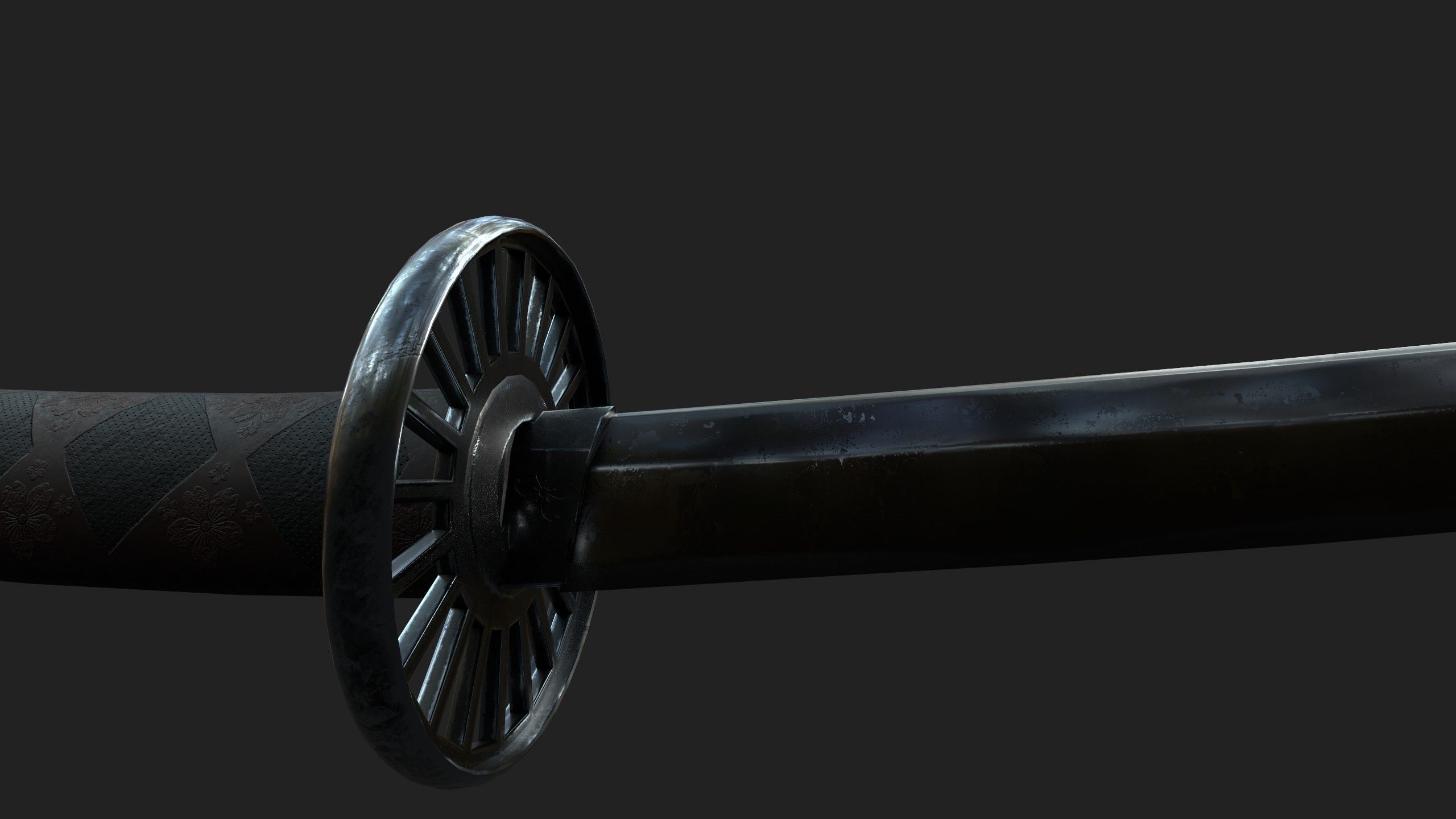 3D model Japanese Tachi Sword VR / AR / low-poly | CGTrader