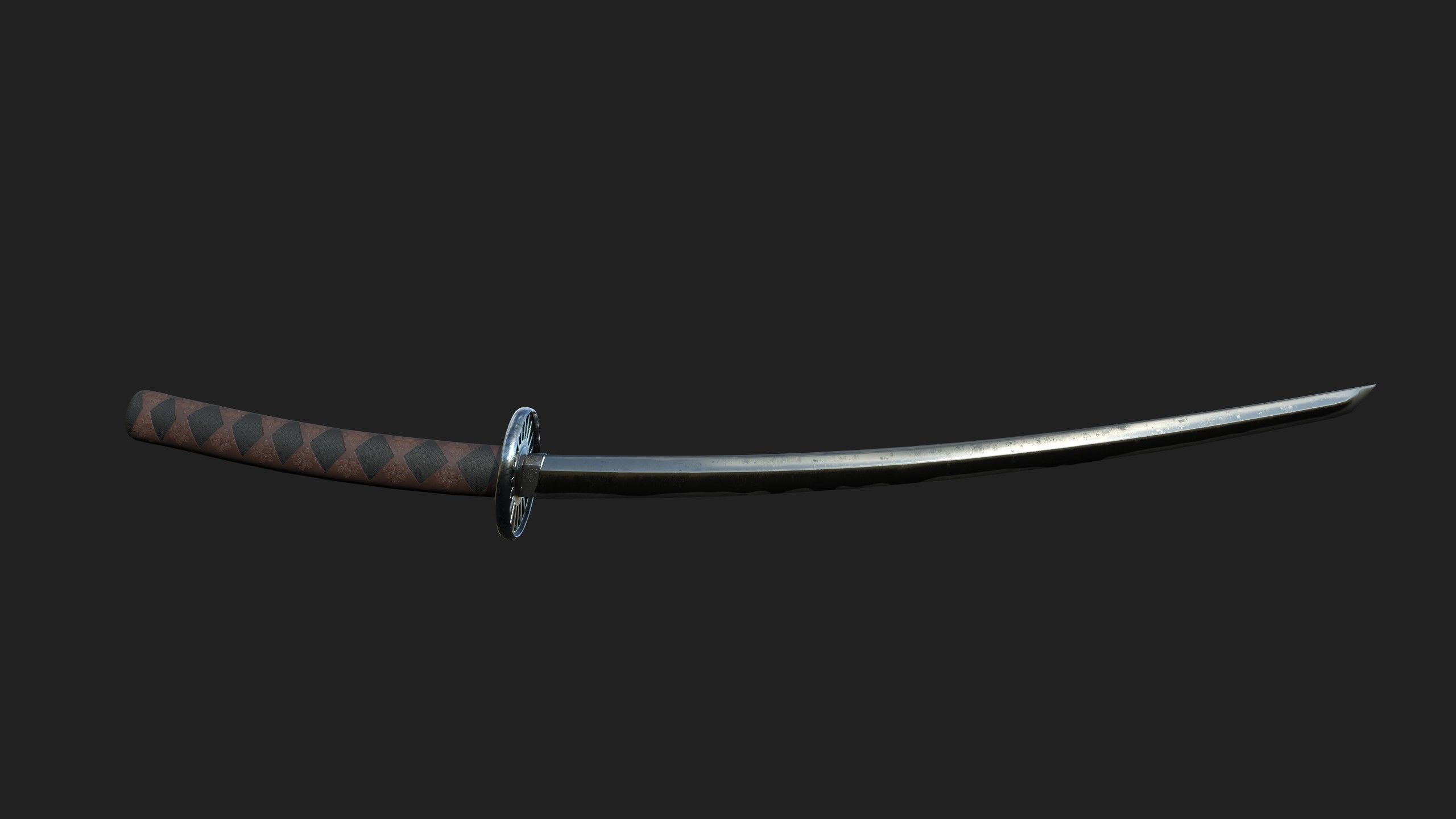 3D model Japanese Tachi Sword VR / AR / low-poly | CGTrader