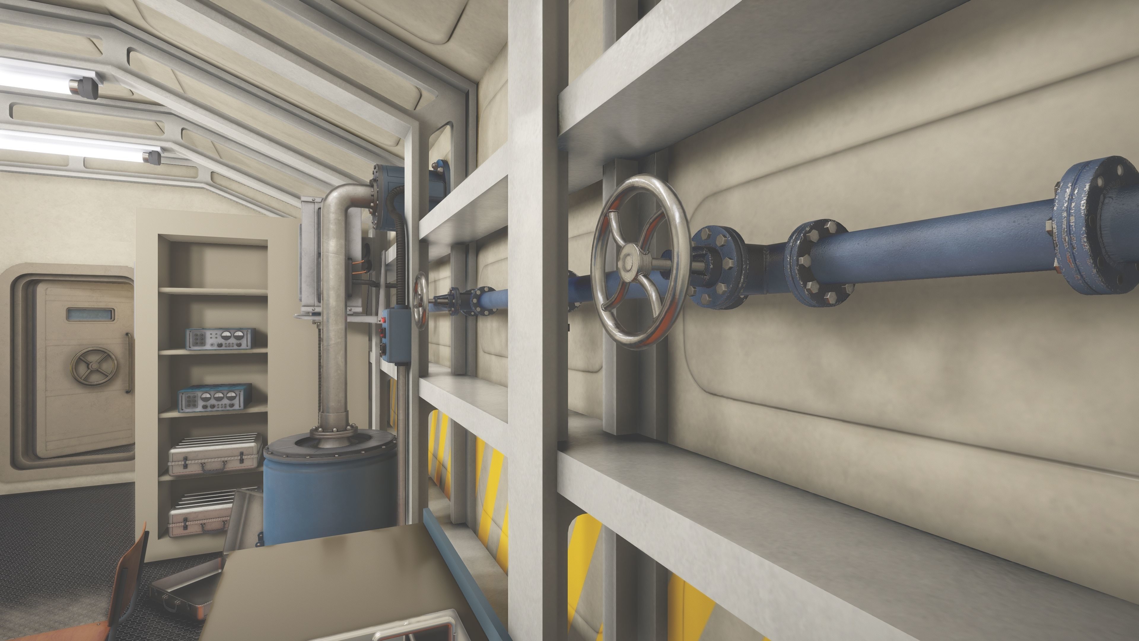 3D model Nuclear Bomb Shelter VR / AR / low-poly | CGTrader