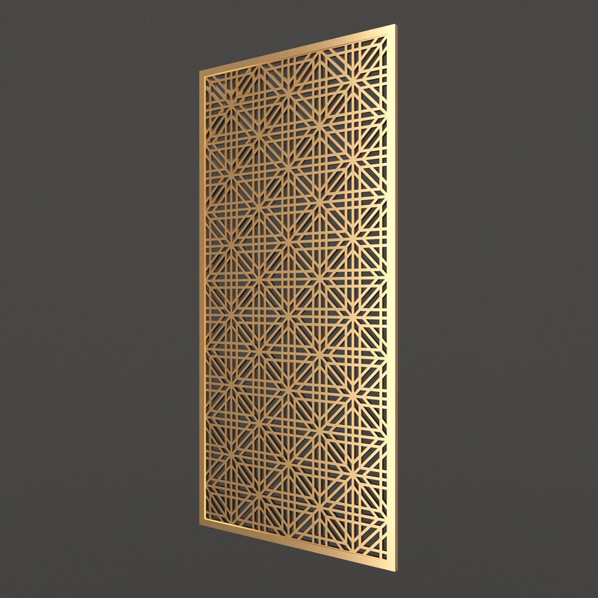 Arabic decorative panel 2 3d model and vector format 3D model | CGTrader