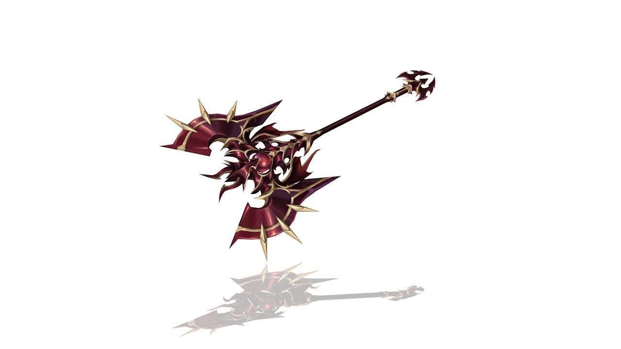 3D model Demonic Axe VR / AR / low-poly | CGTrader