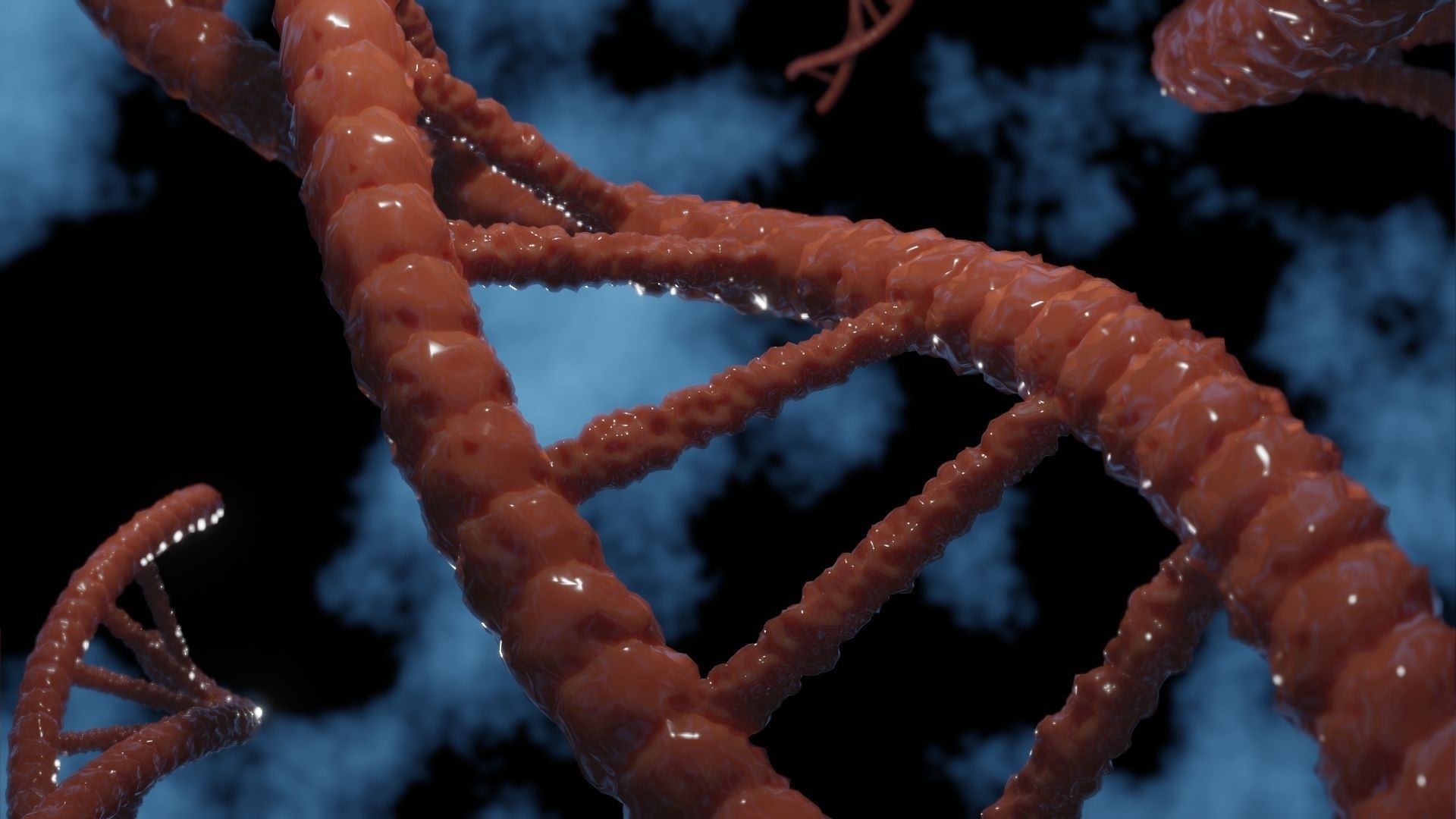 DNA Cell free 3D model | CGTrader