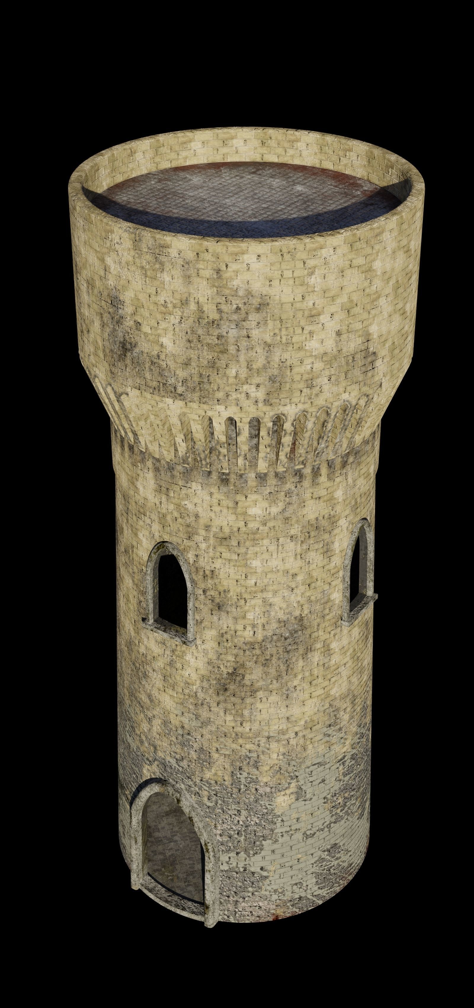 3D model Tower 3D model PBR materials 4K VR / AR / low-poly | CGTrader