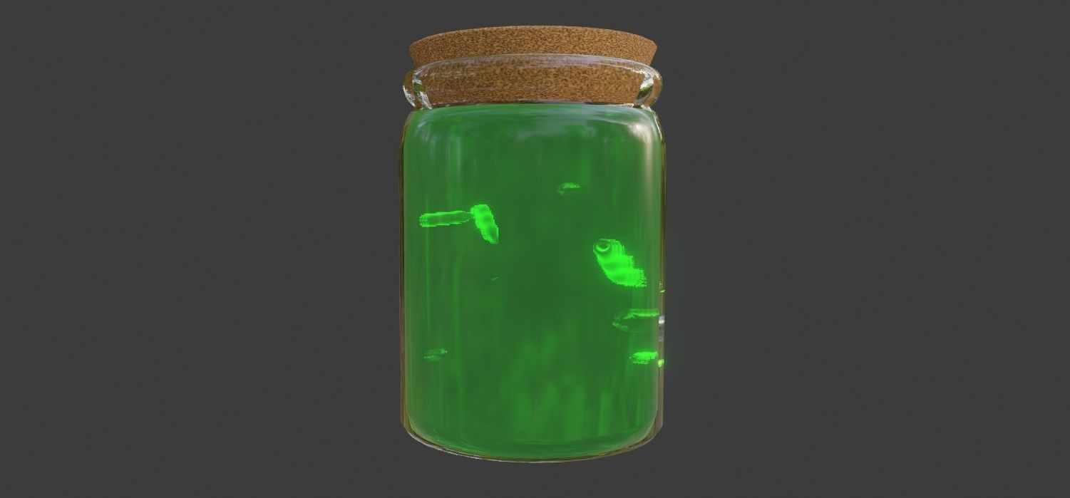 3D model Glow Slug Potion Pack VR / AR / low-poly | CGTrader
