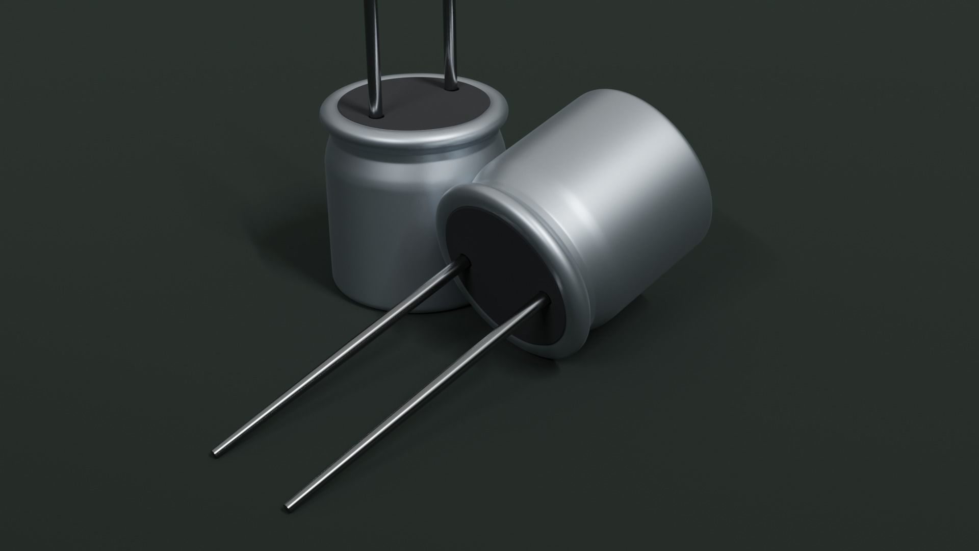 Aluminium Electrolytic capacitor 3D model | CGTrader