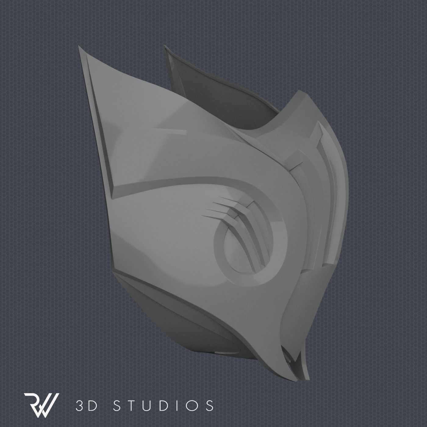 MK11 Scorpion Mask V9 - STL File 3D model 3D printable | CGTrader