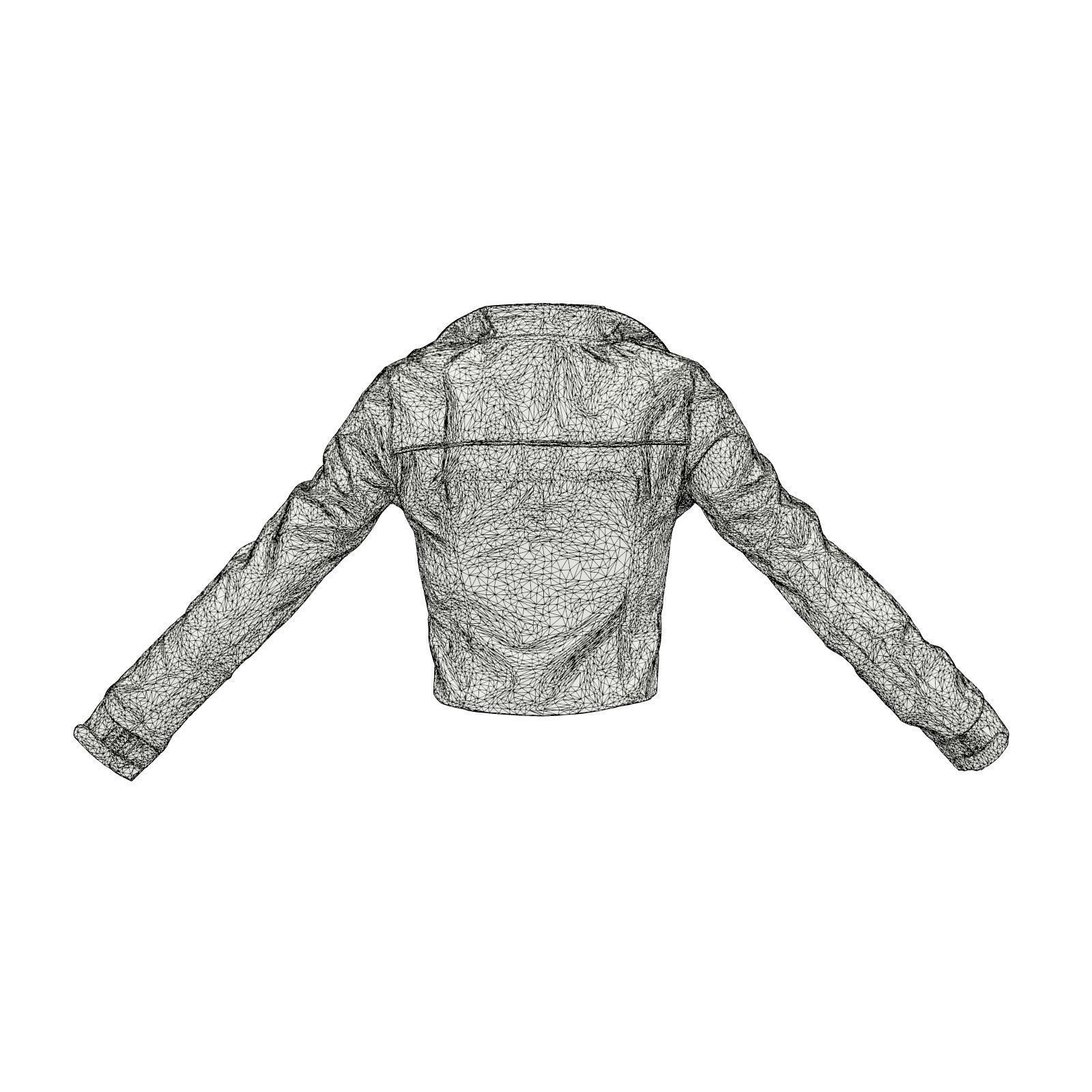 Graphics Leather Jacket 3D model | CGTrader