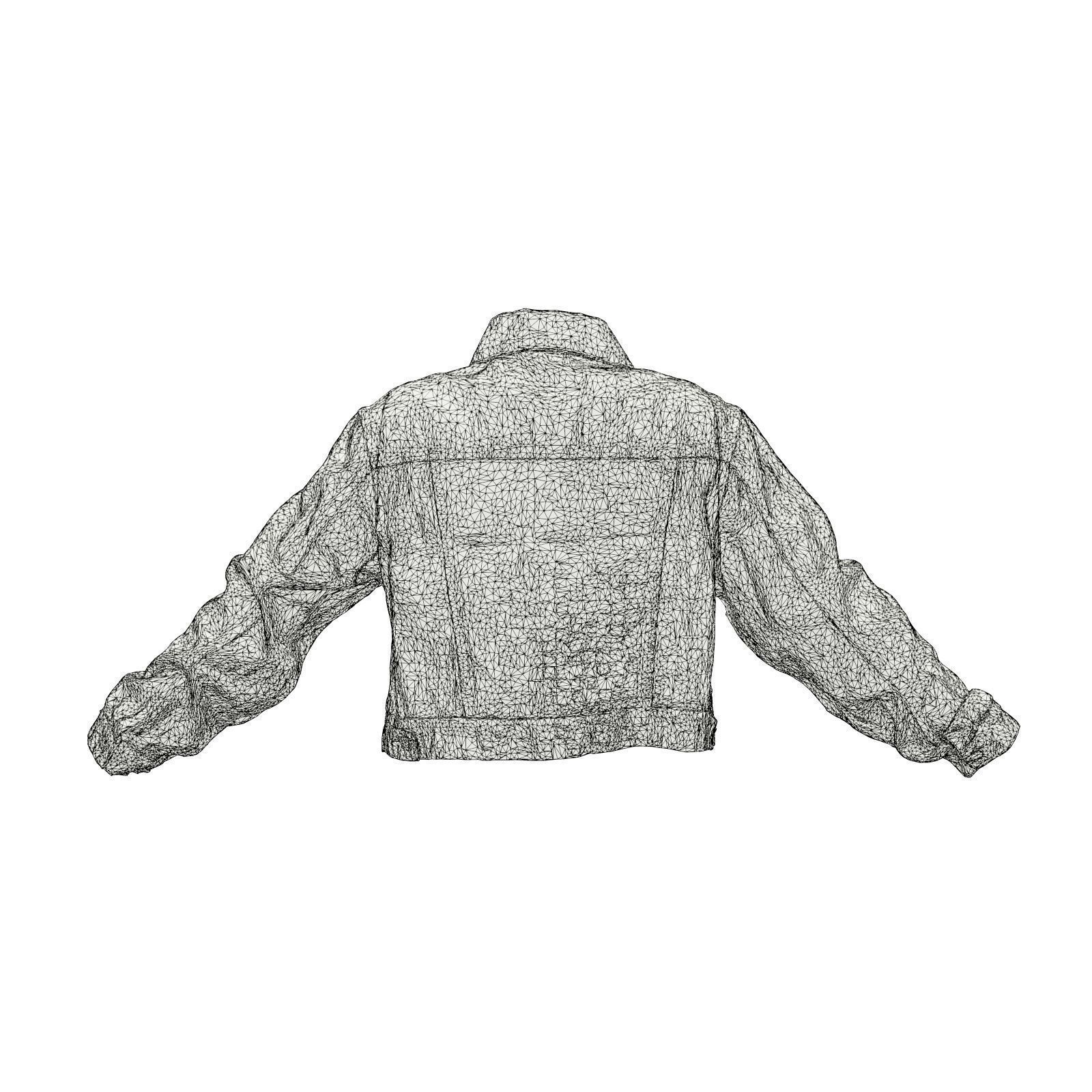 Grey Checkered Jacket 3D model | CGTrader