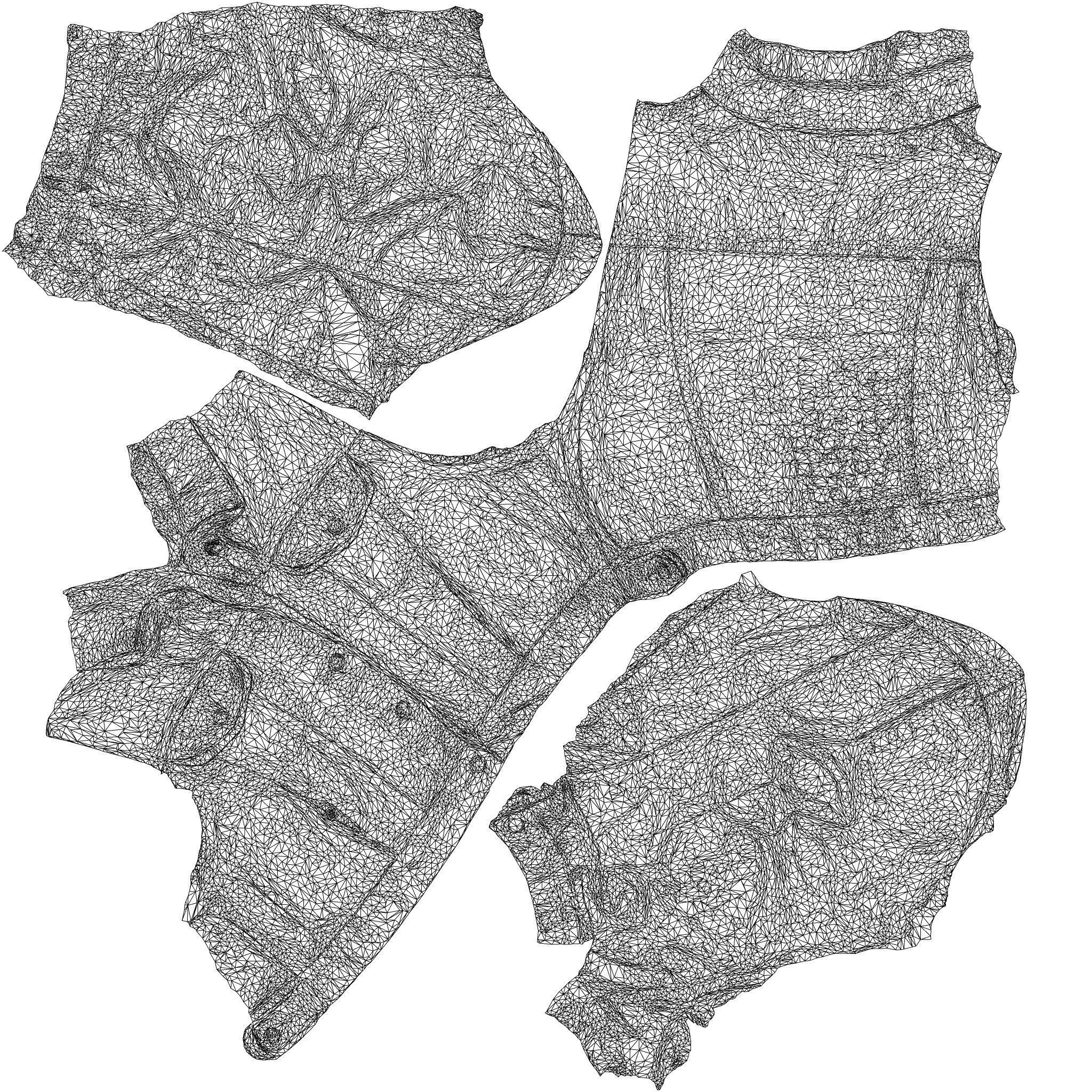 Grey Checkered Jacket 3D model | CGTrader