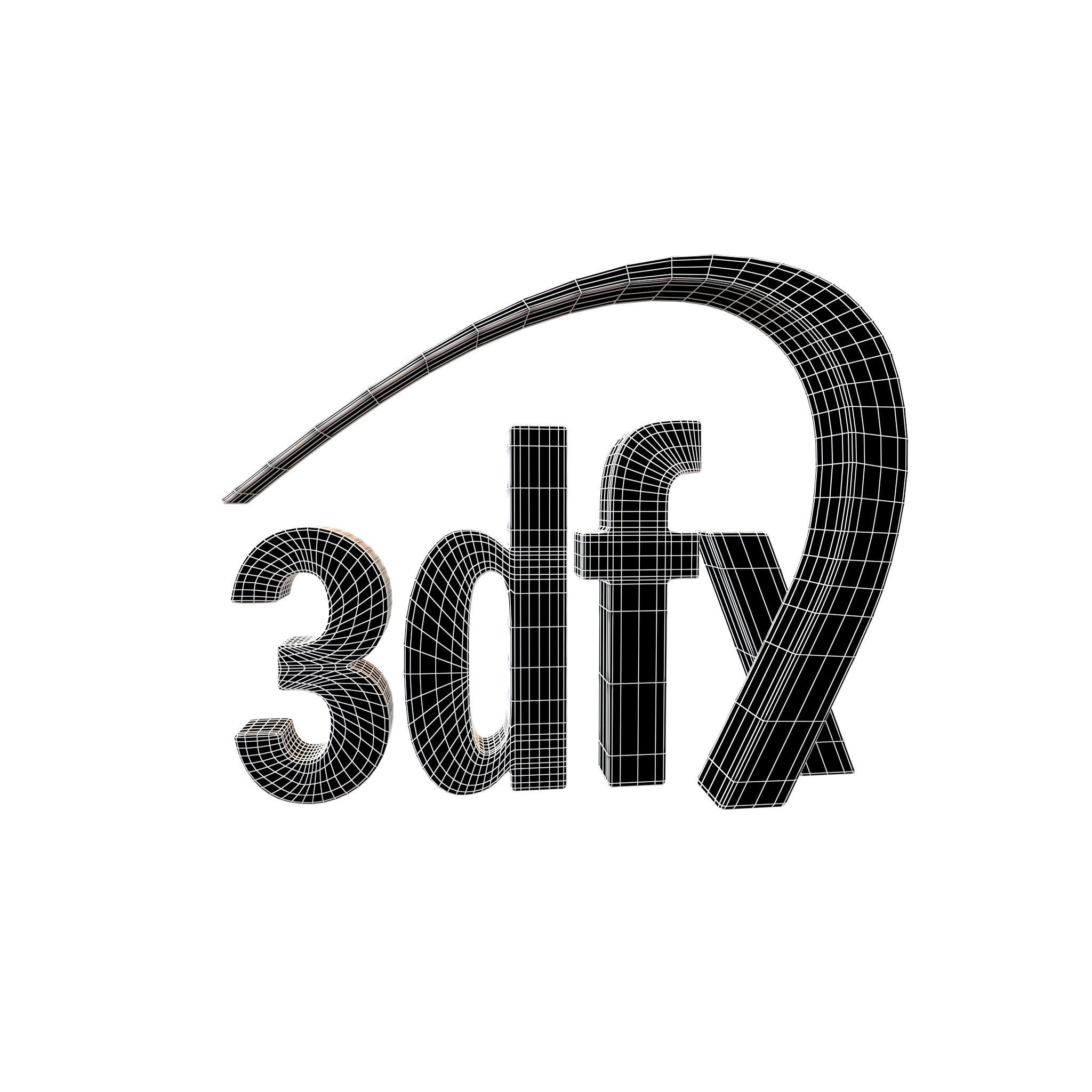 3dfx Logo v1 002 free VR / AR / low-poly 3D model | CGTrader
