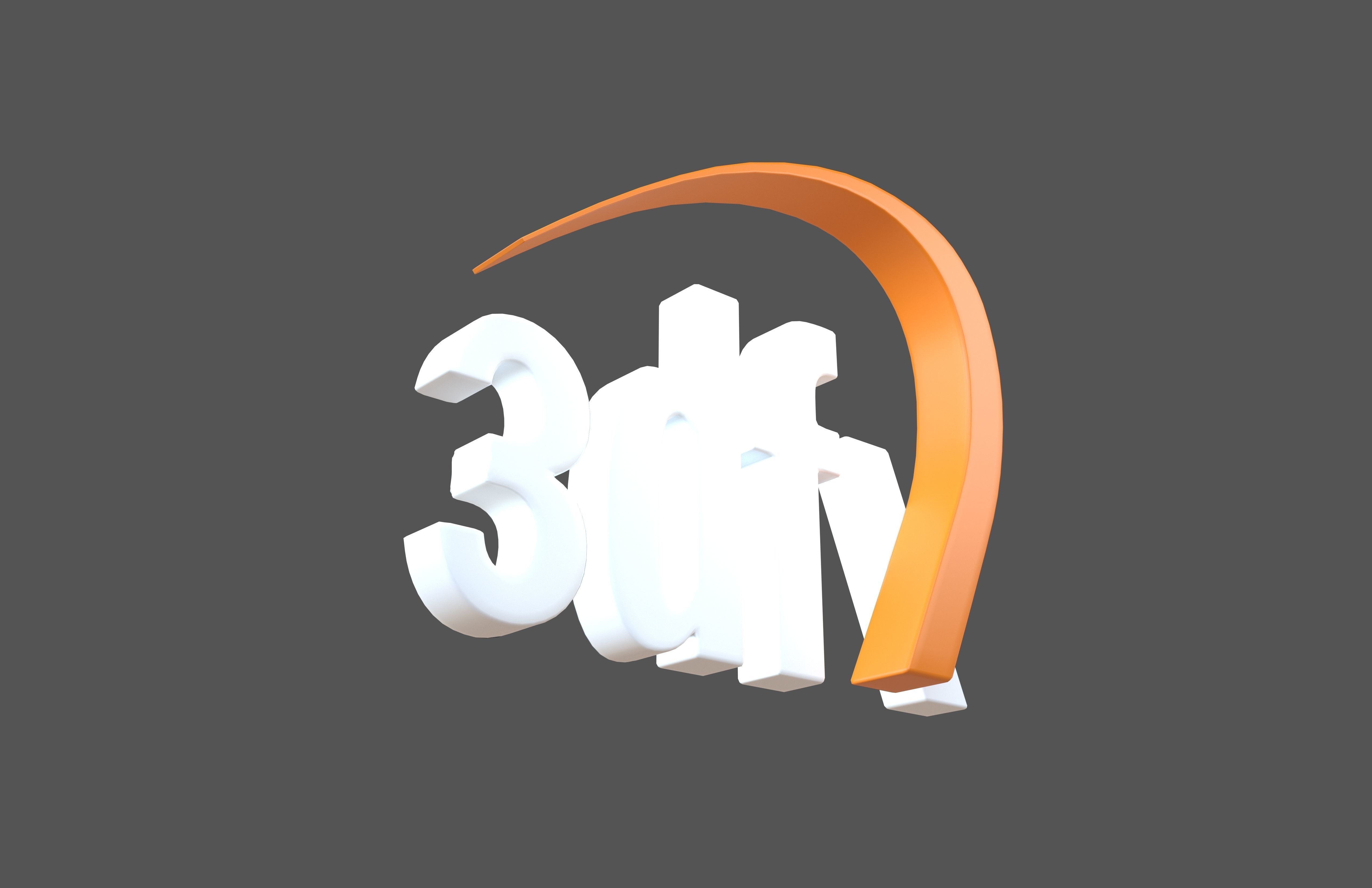 3dfx Logo v1 002 free VR / AR / low-poly 3D model | CGTrader